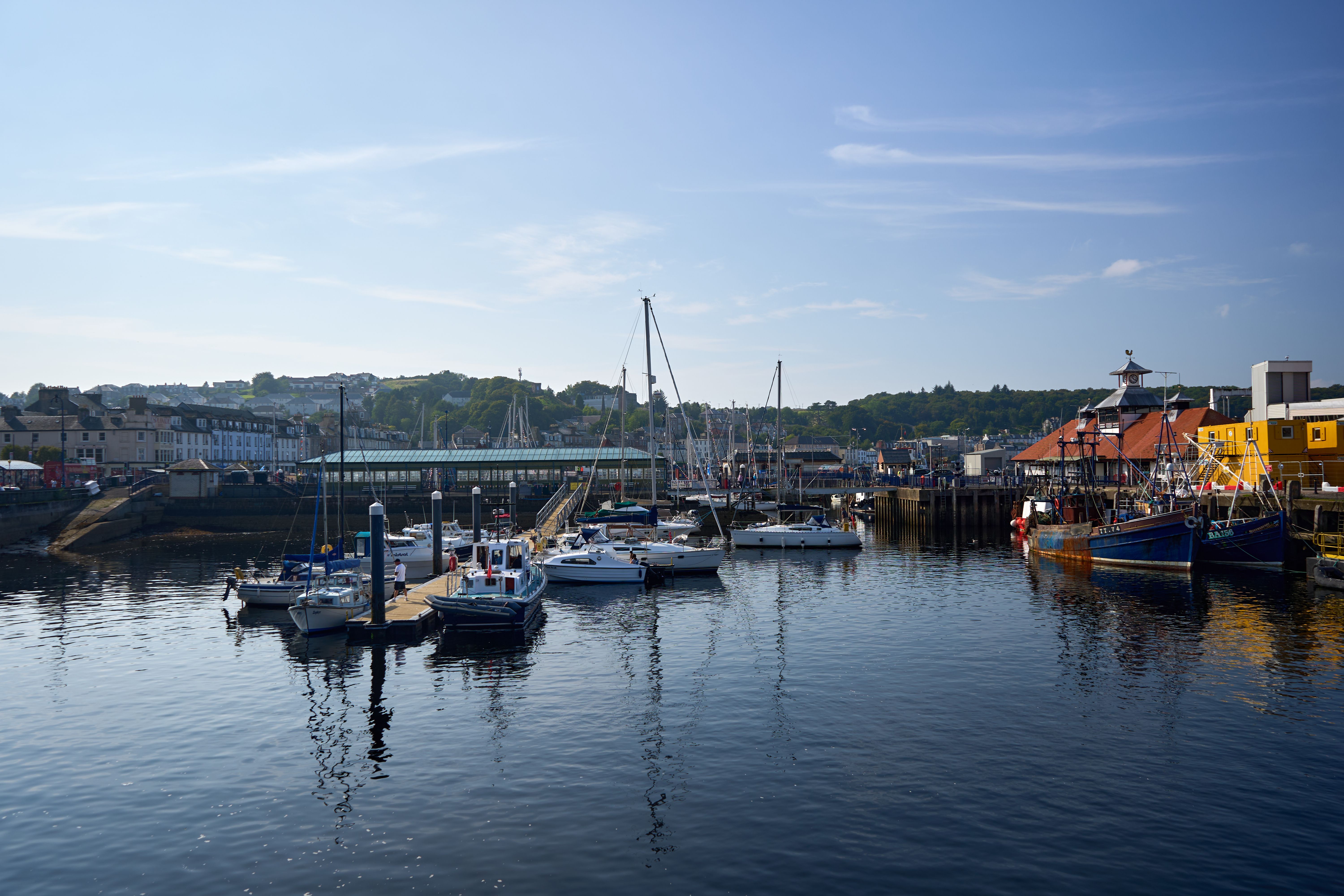 Scenic View of Rothesay Harbor in Summer · Free Stock Photo