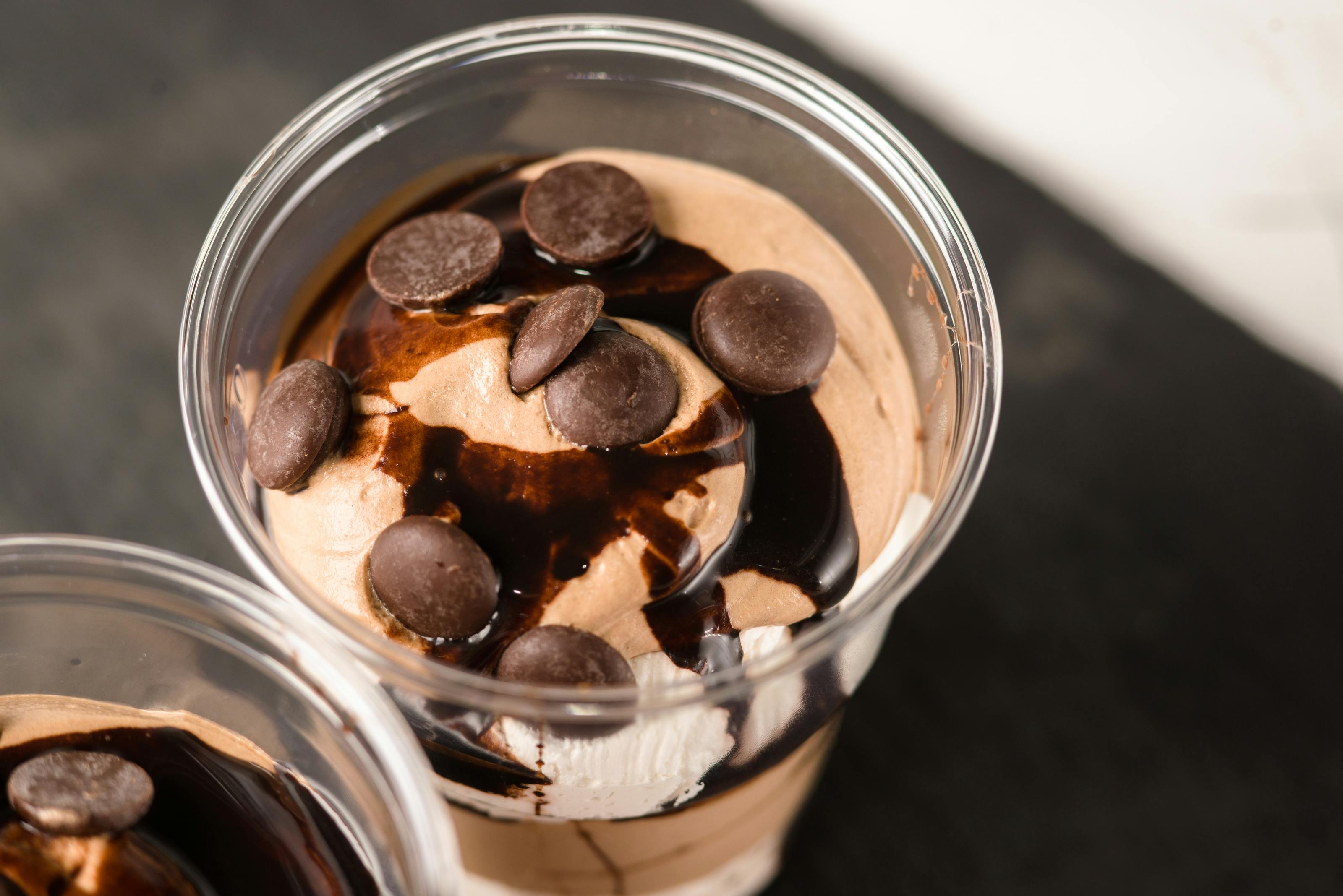 Delicious Chocolate Parfaits with Chocolate Chips · Free Stock Photo