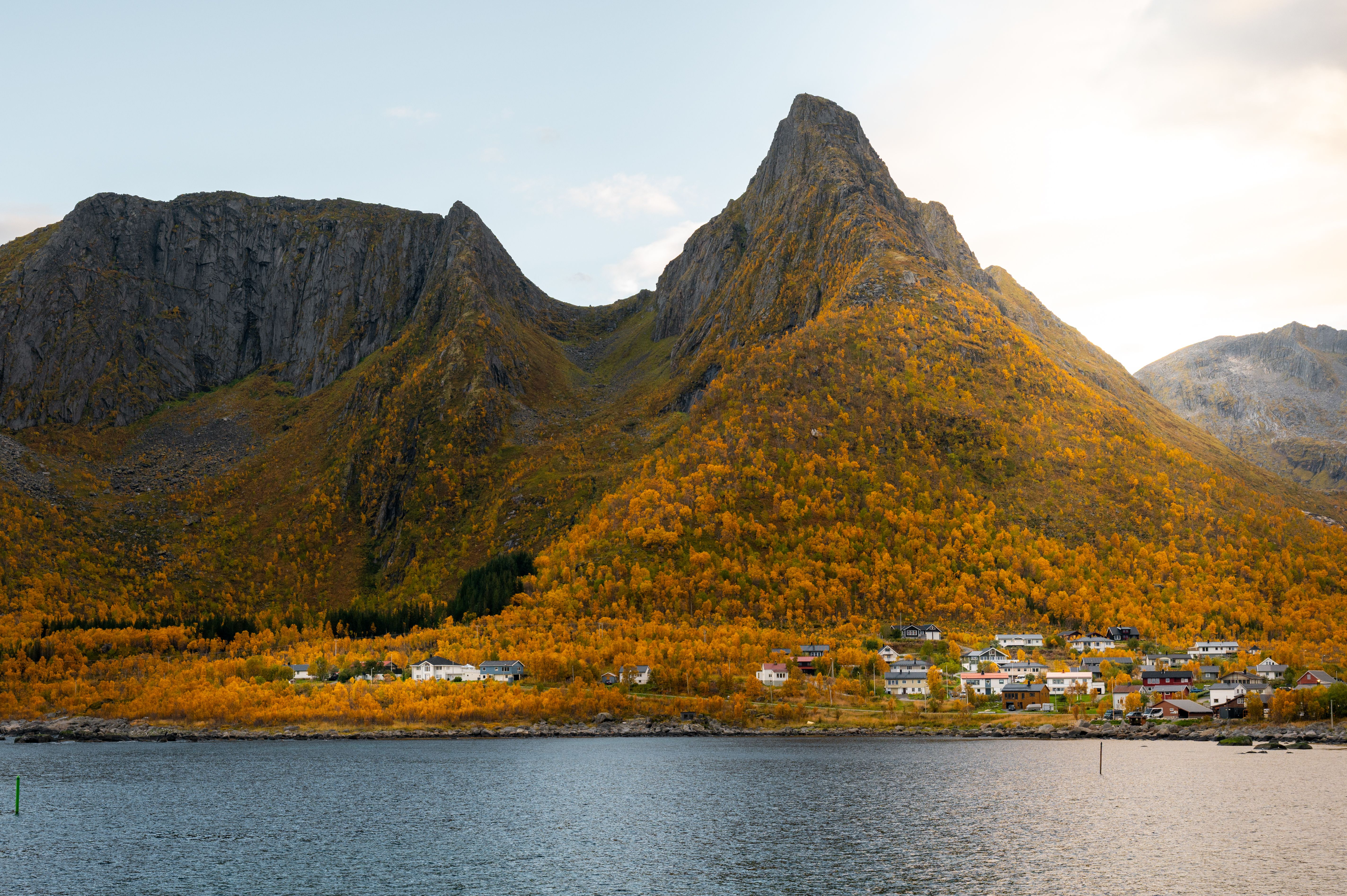 Autumn Views of Troms Norway's Mountain Village · Free Stock Photo