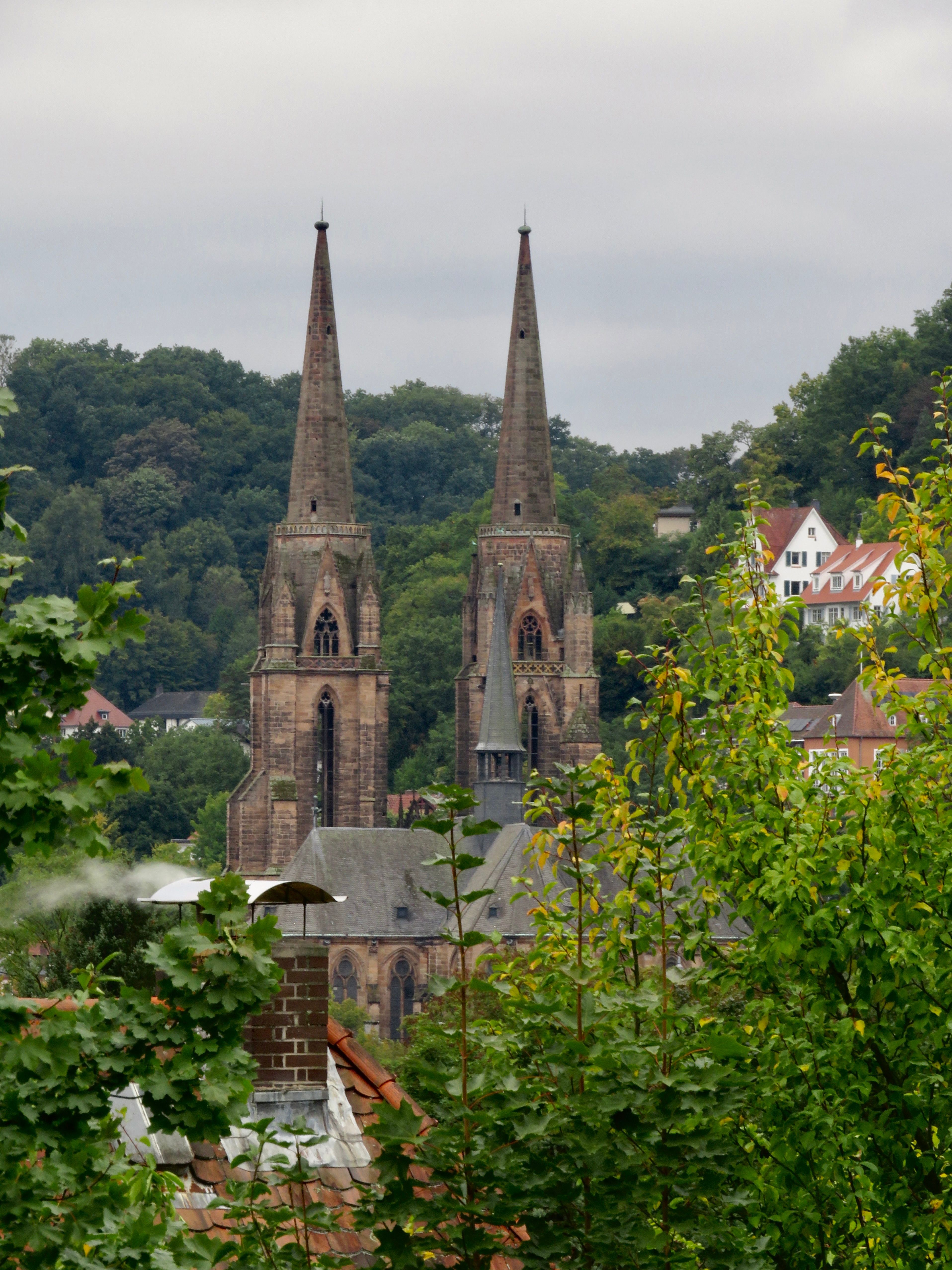 Historic Church Spires in Marburg, Germany · Free Stock Photo