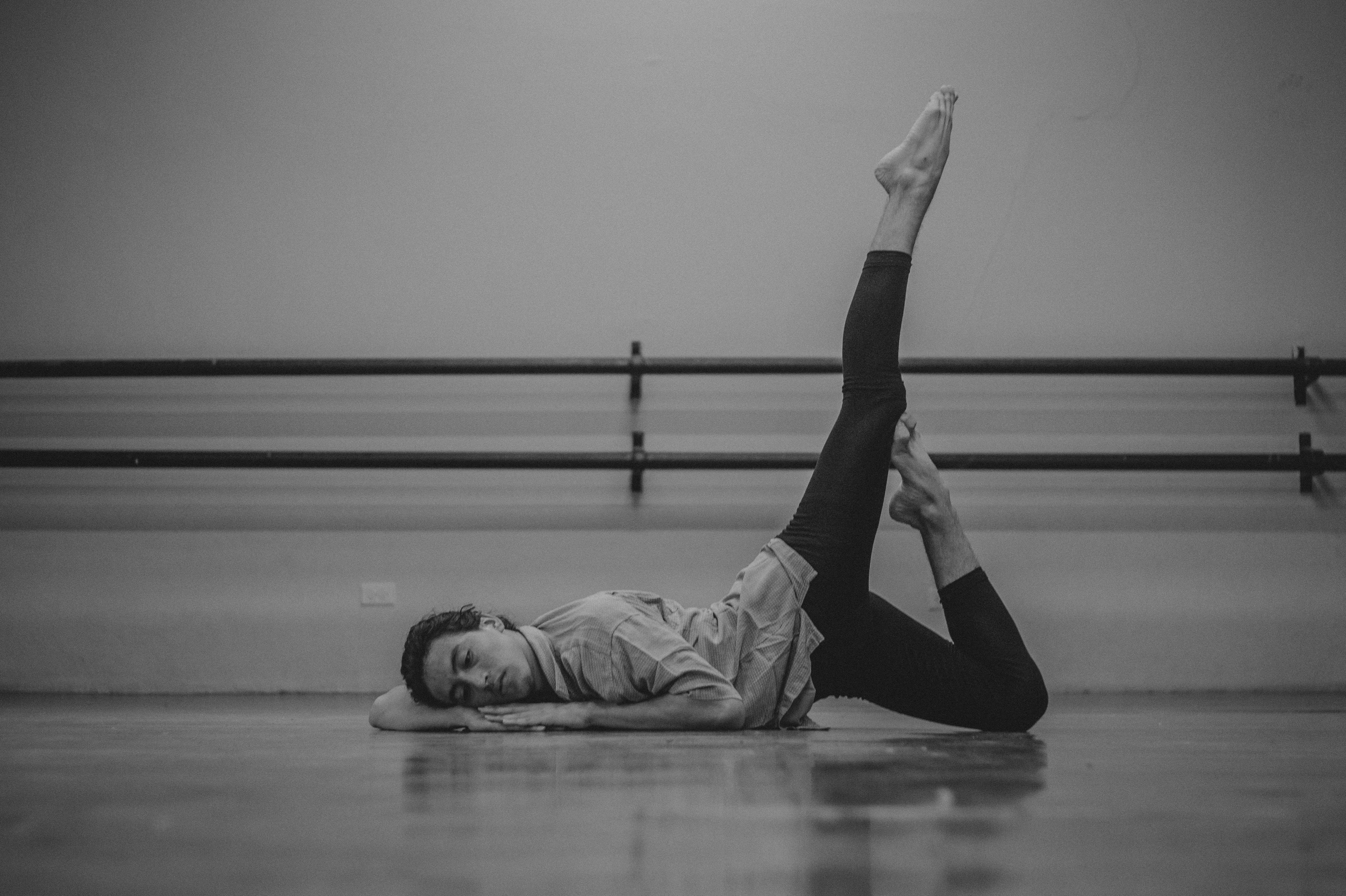 Monochrome Photo Of Ballet Dancer · Free Stock Photo