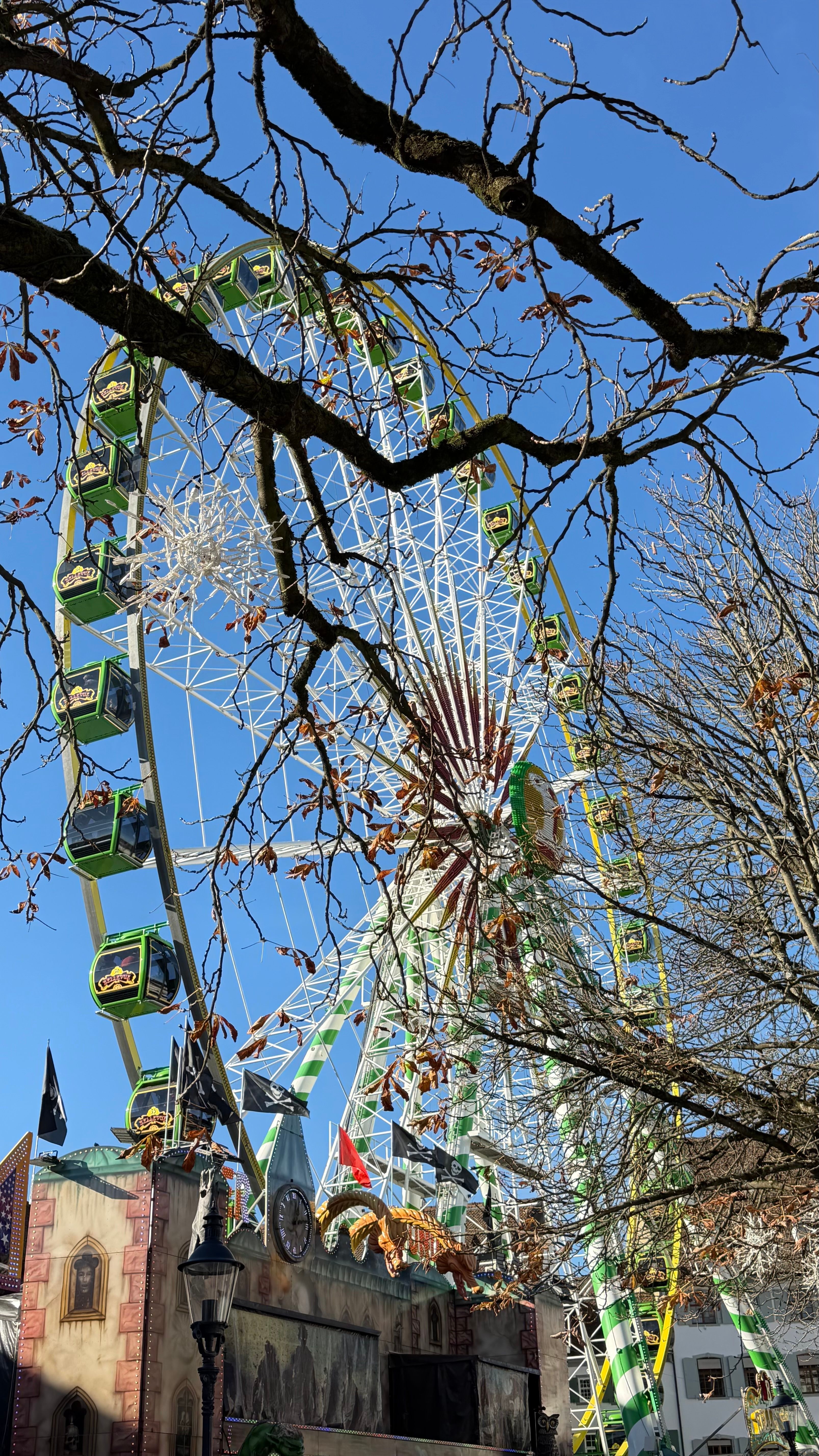 Ferris Wheel in Basel Winter Fair · Free Stock Photo