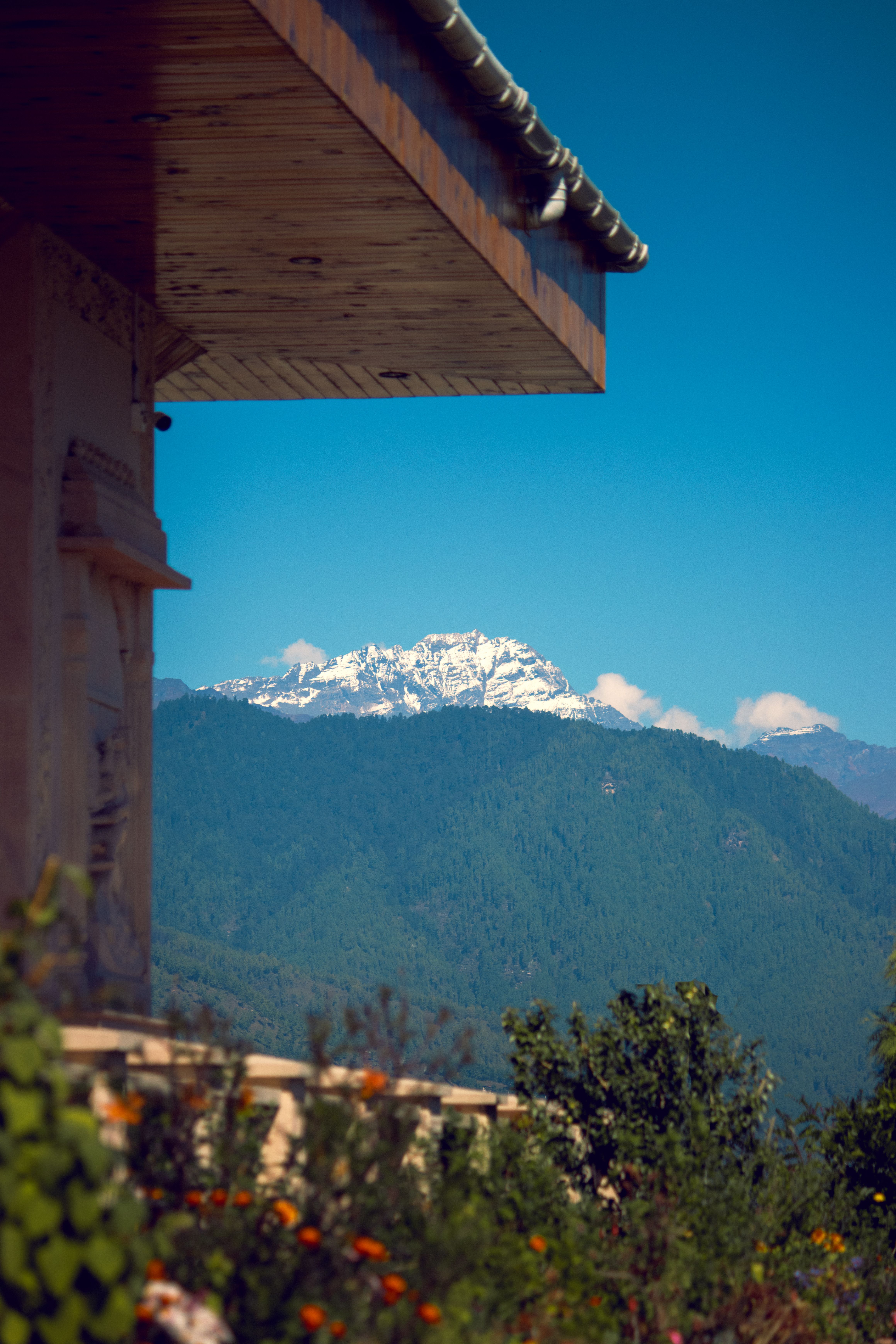 Scenic View of Snow-Capped Mountains in Thimphu, Bhutan · Free Stock Photo