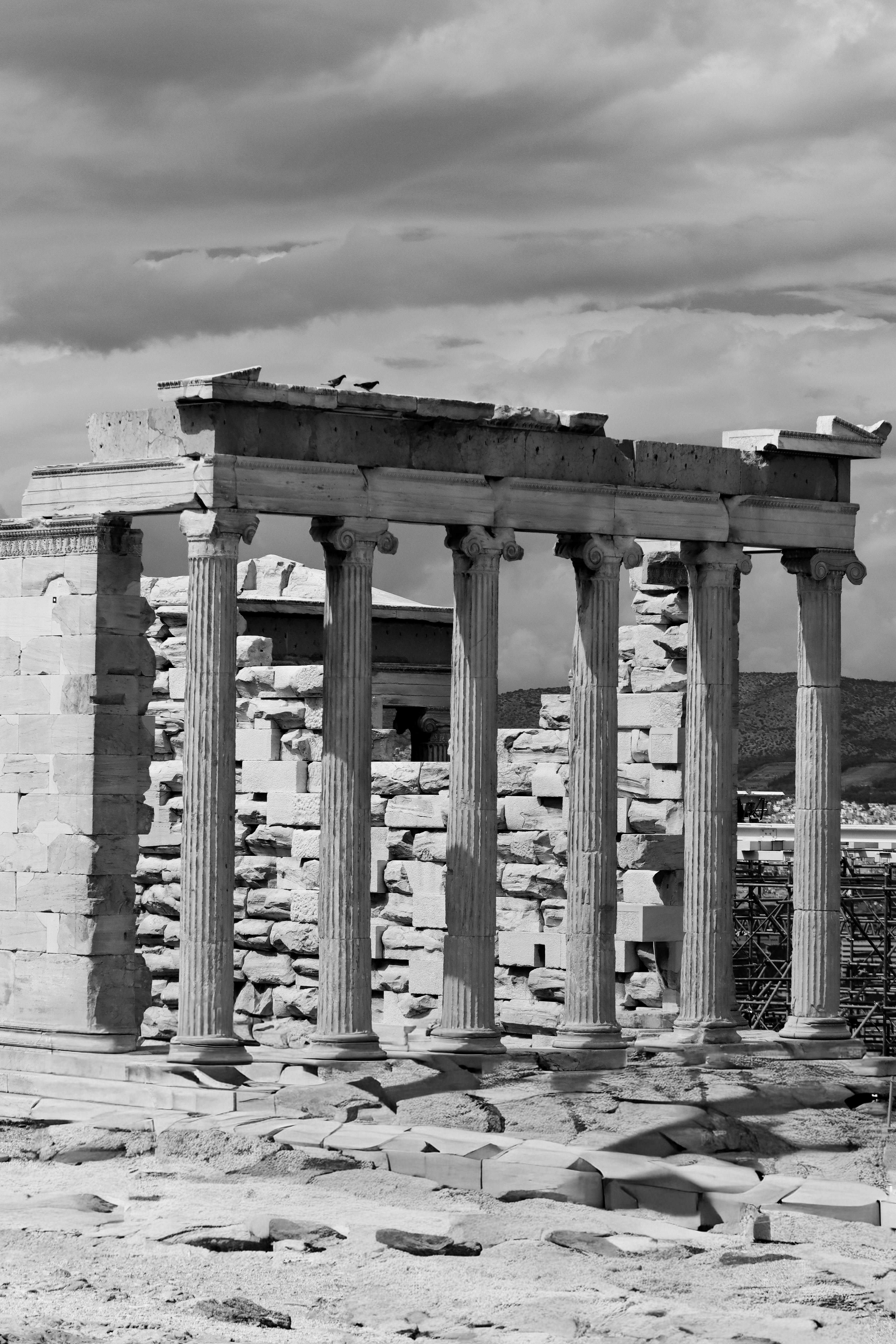 Ancient Columns of the Erechtheion in Athens · Free Stock Photo