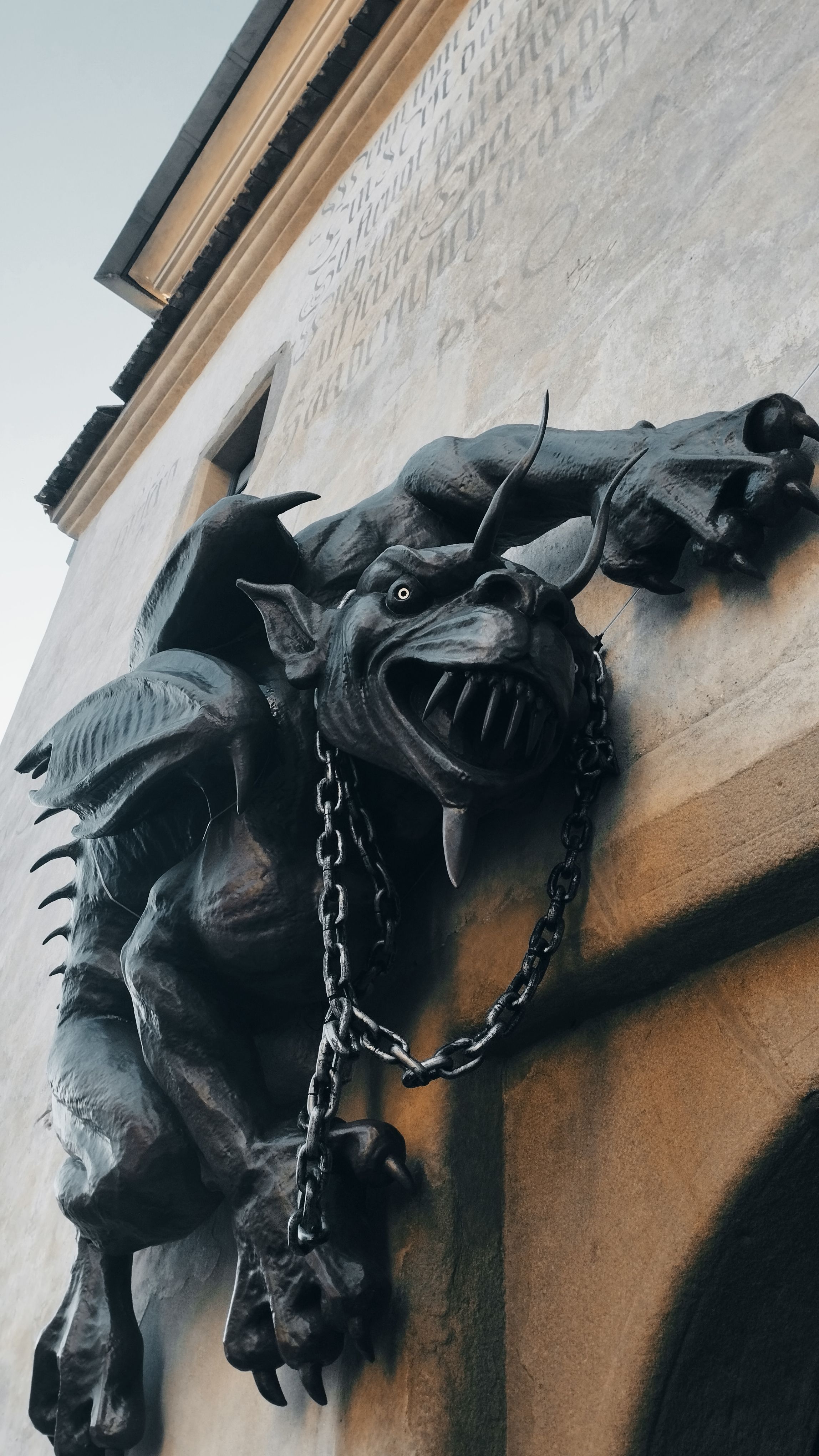 Gothic Gargoyle Statue on Historic Building · Free Stock Photo
