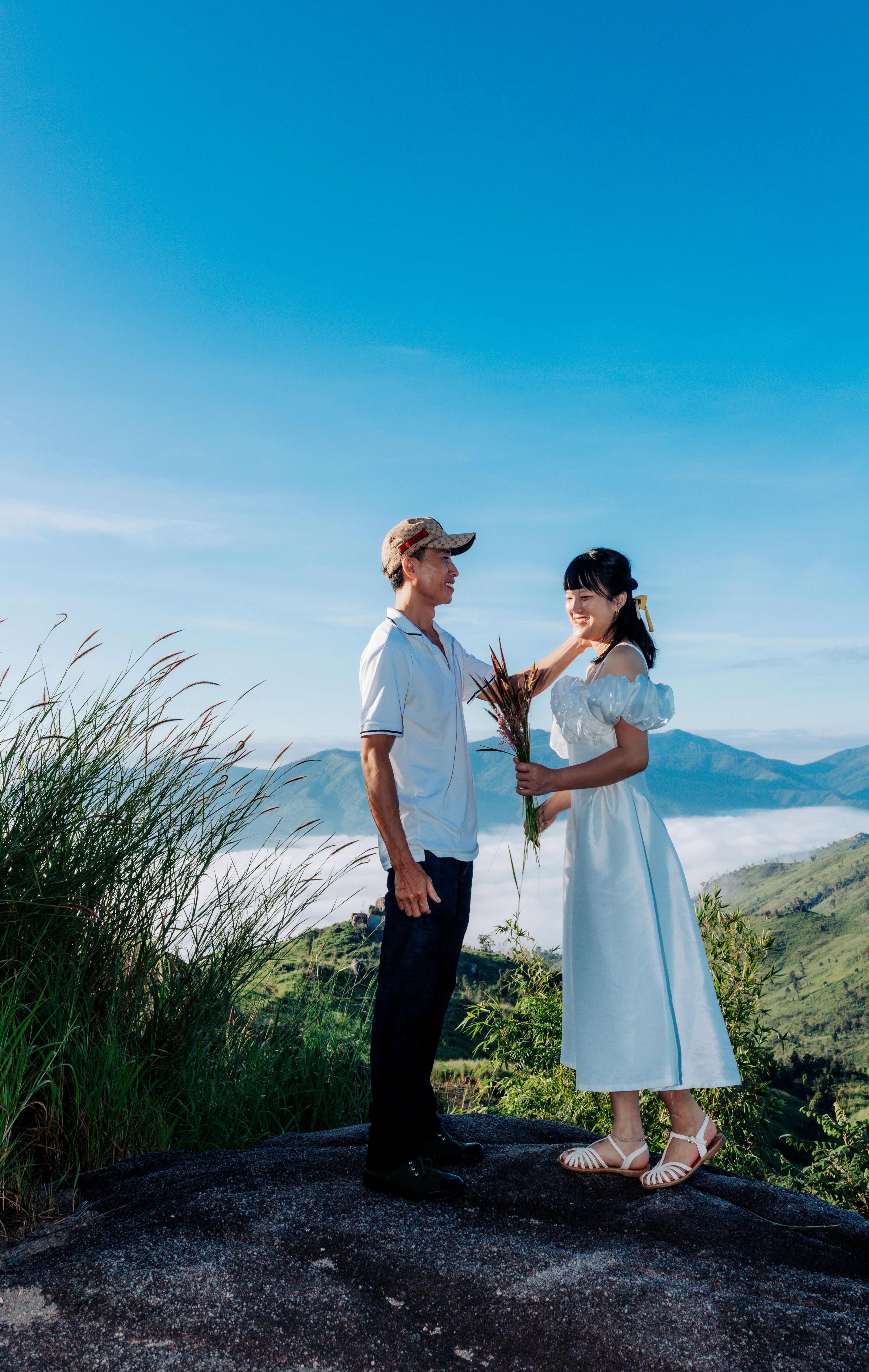 Couple Enjoying Scenic View in Kon Tum, Vietnam · Free Stock Photo
