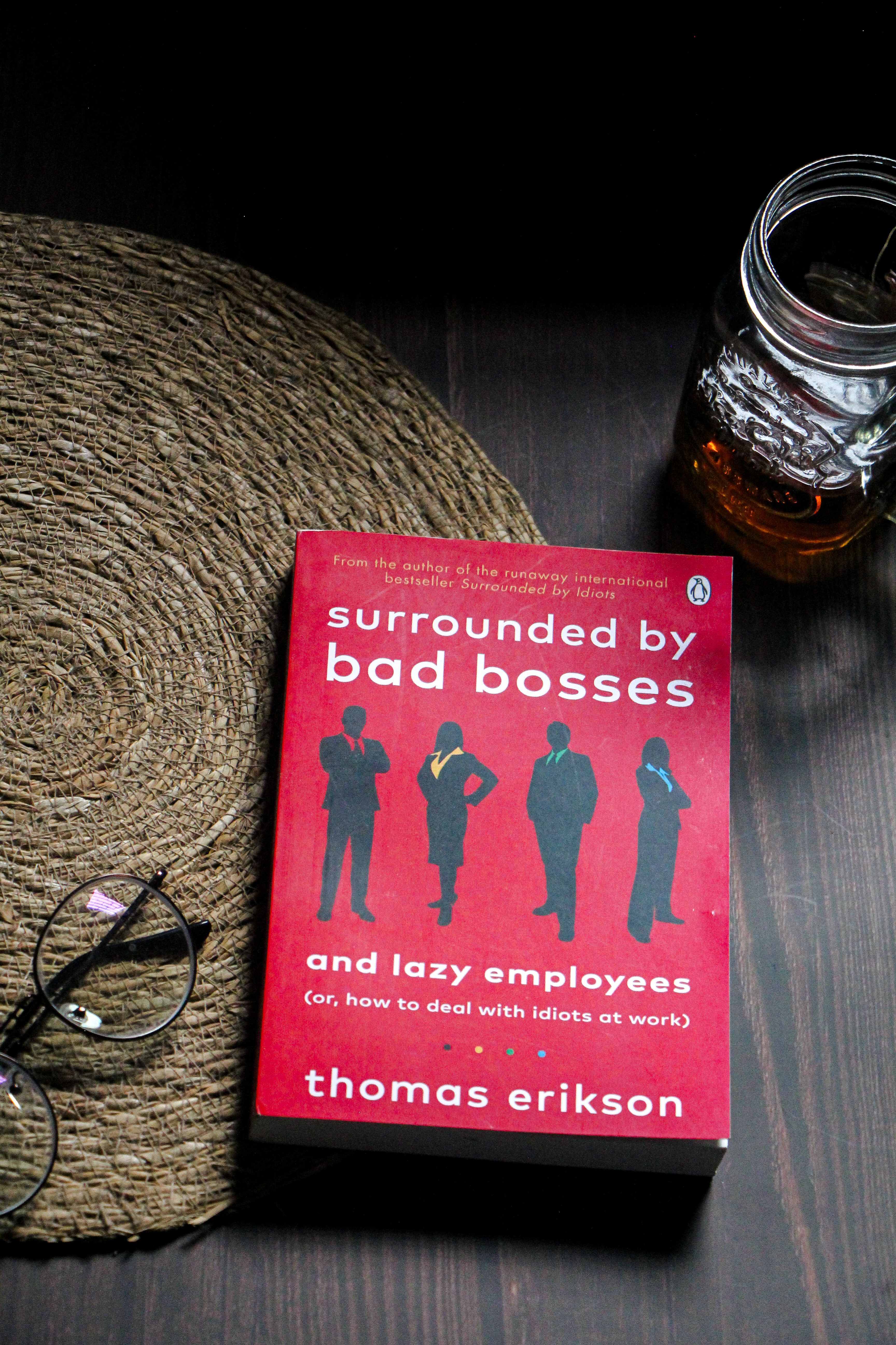 Surrounded by Bad Bosses Book on Table · Free Stock Photo