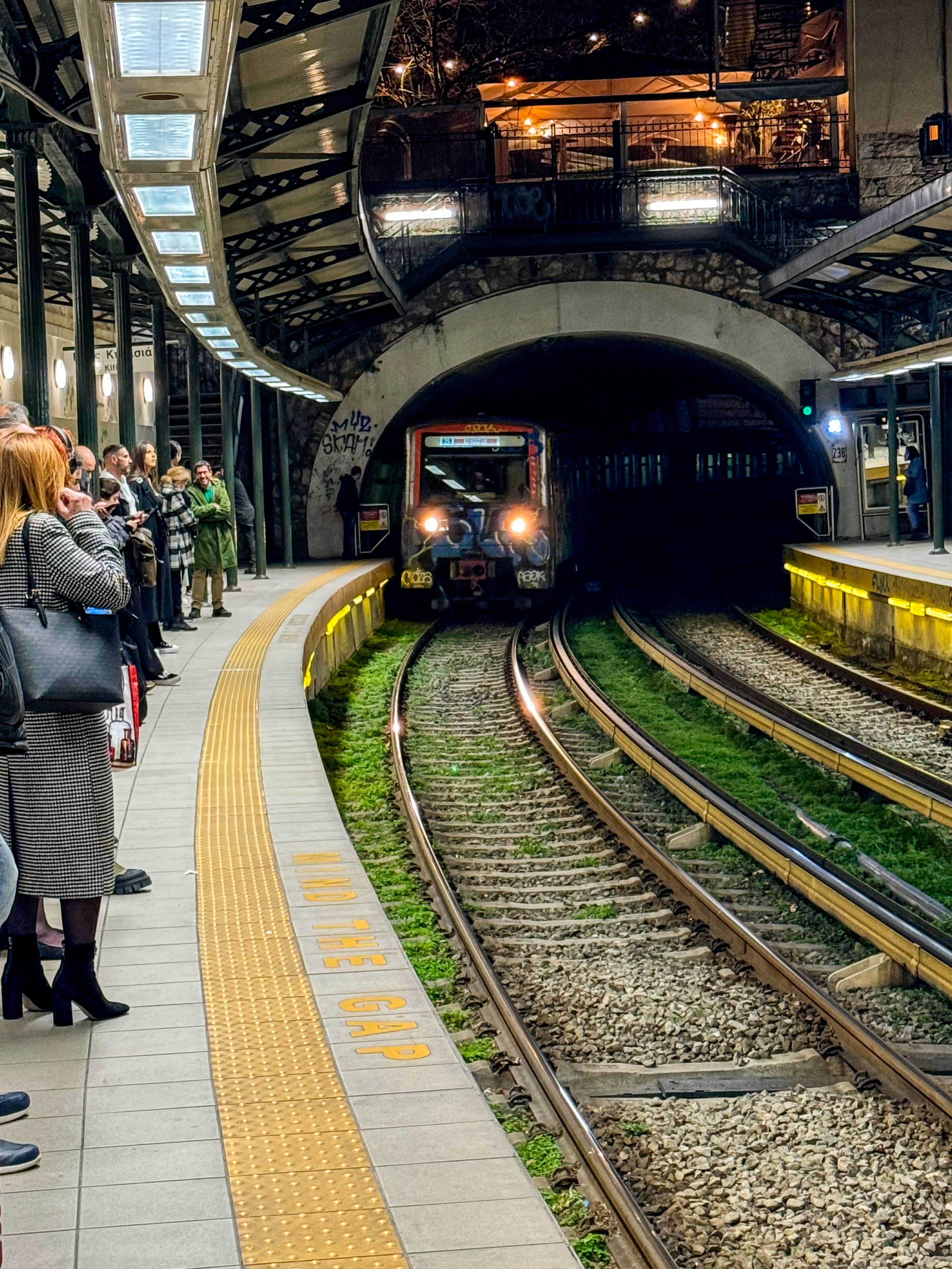 Crowded Subway Platform in Athens, Greece · Free Stock Photo