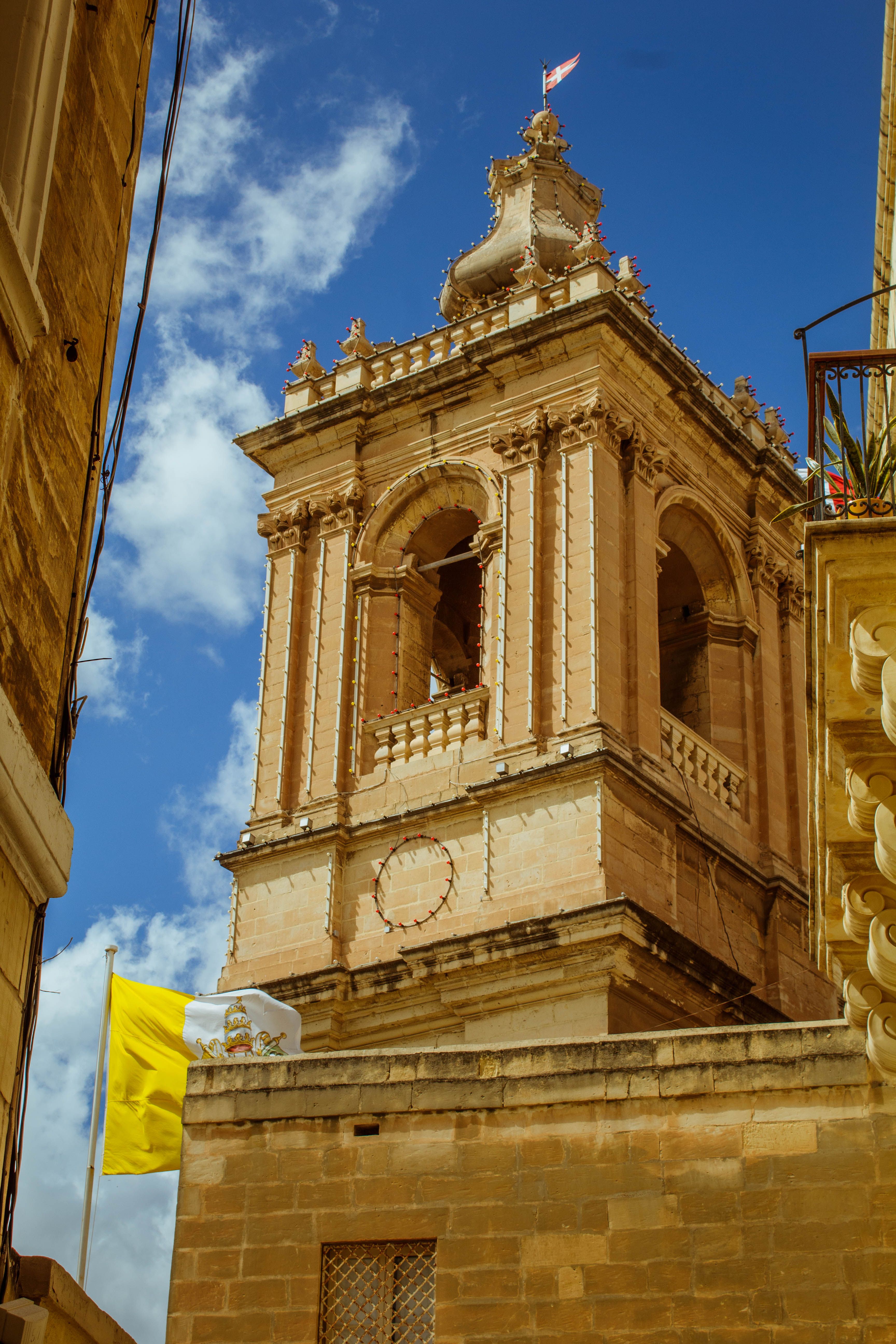 Beautiful Bell Tower in Valletta, Malta · Free Stock Photo