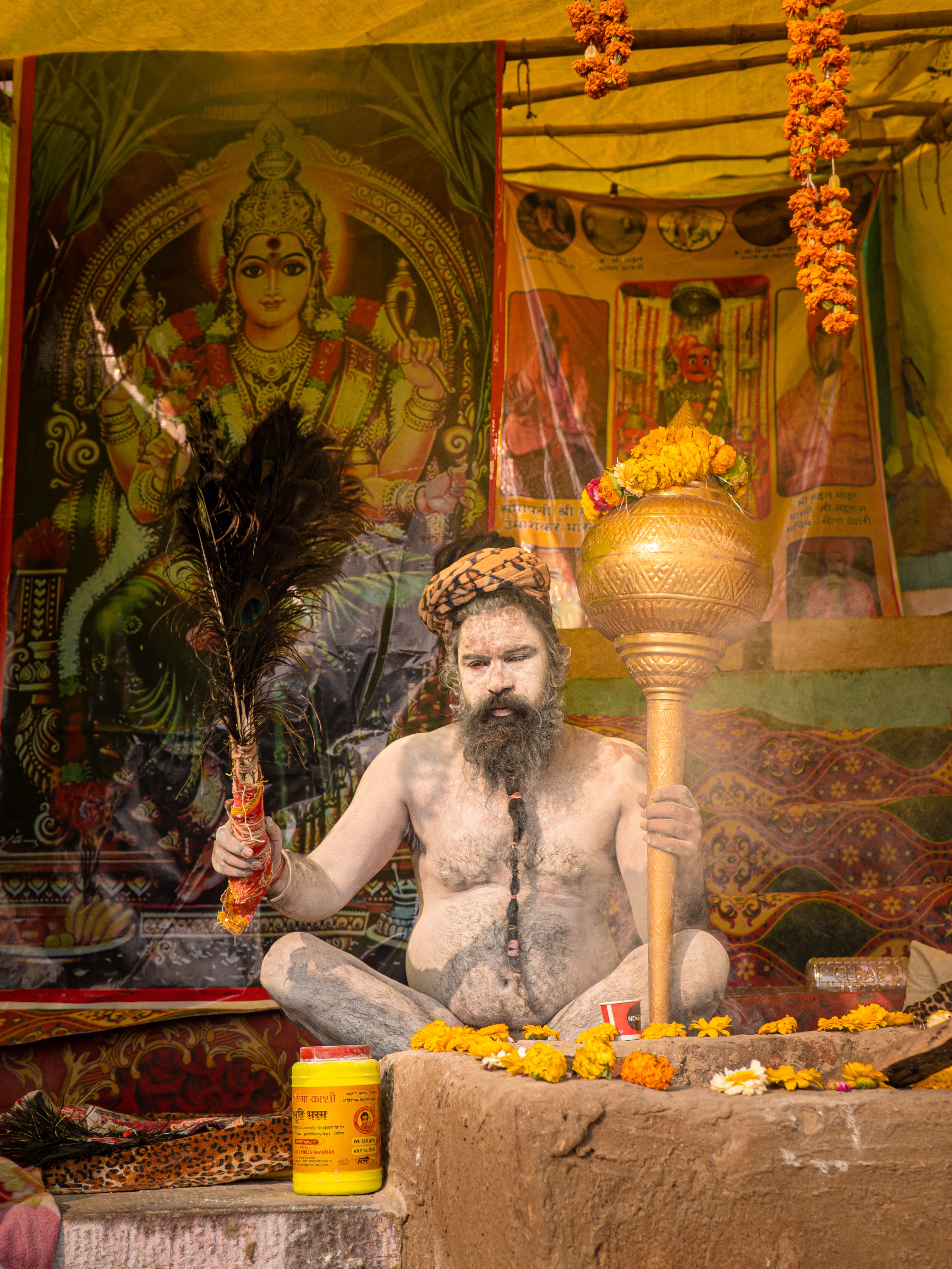 Sacred Ritual of Sadhu in Varanasi, India · Free Stock Photo