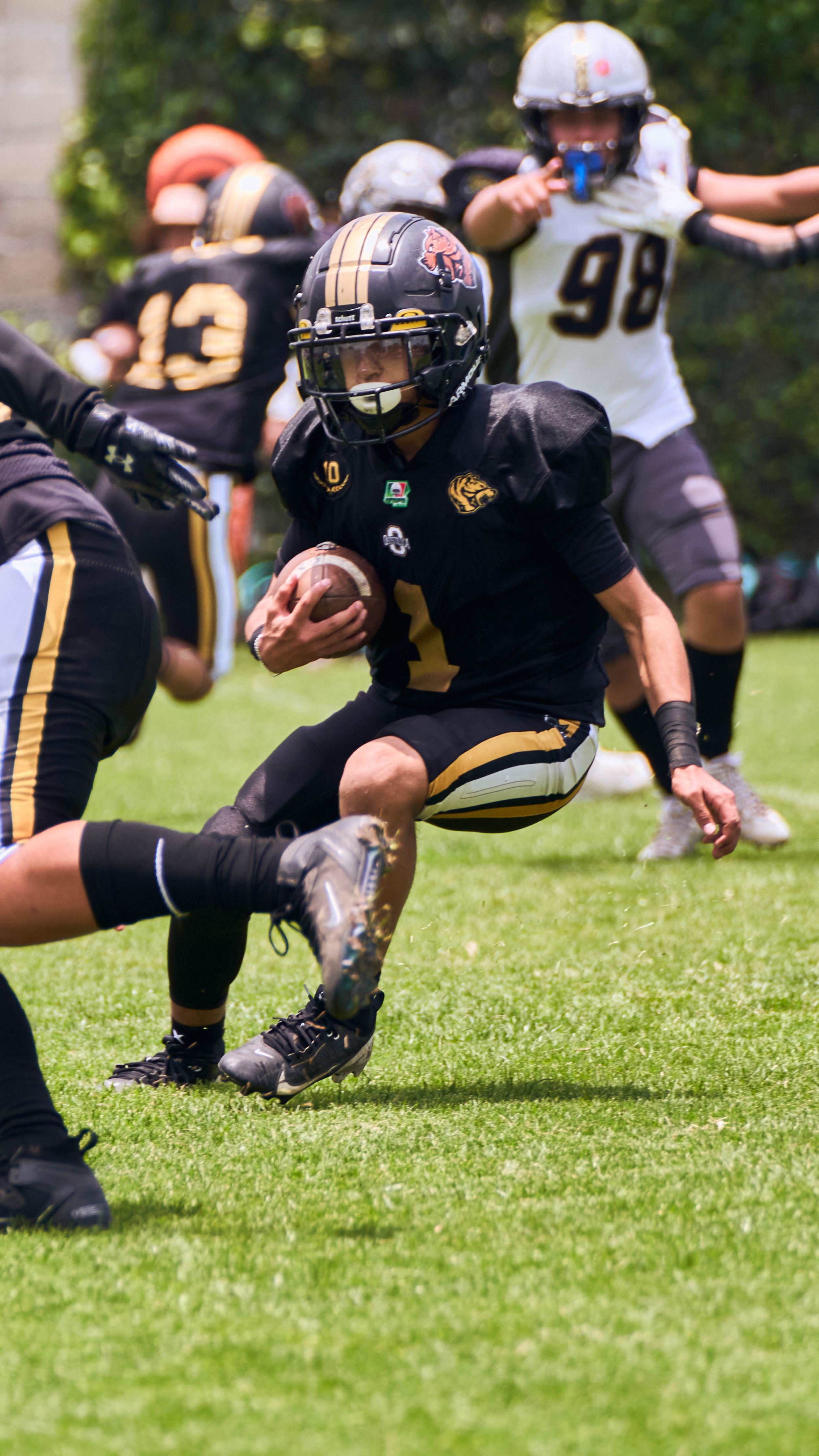 Youth Football Game Action Shot Outdoor · Free Stock Photo