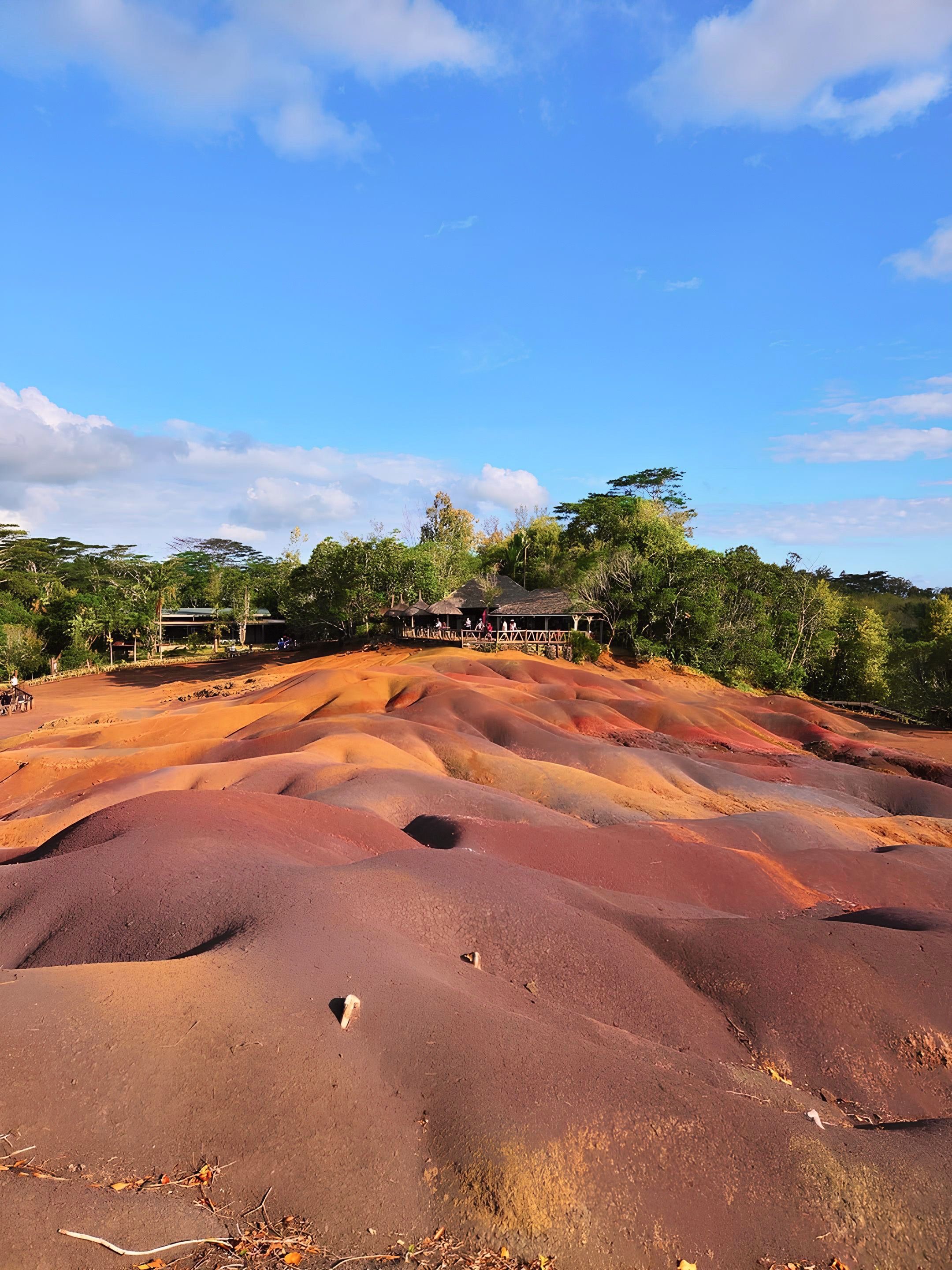Colorful Sand Dunes in Chamarel, Mauritius · Free Stock Photo