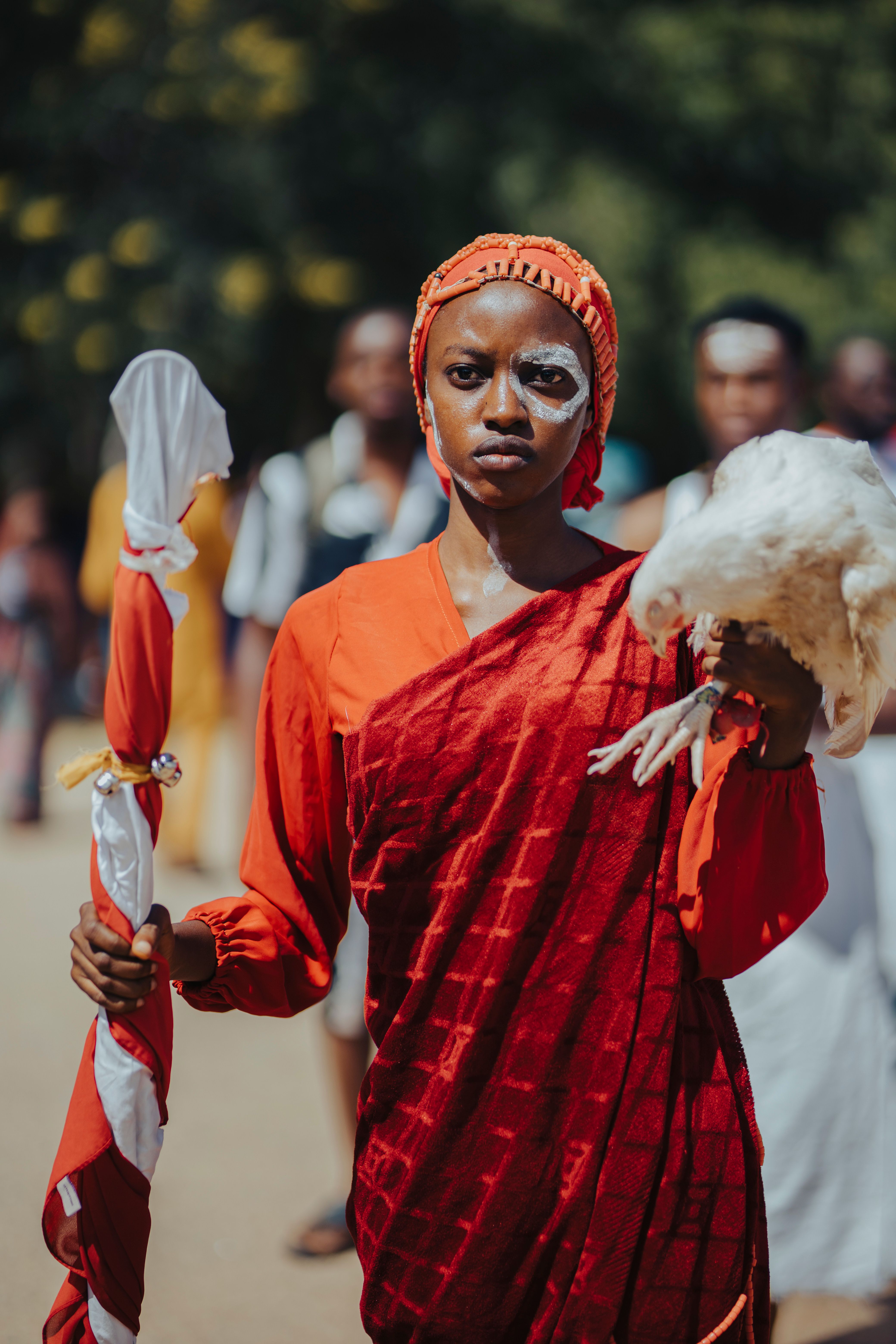 Traditional African Ritual With Cultural Attire · Free Stock Photo