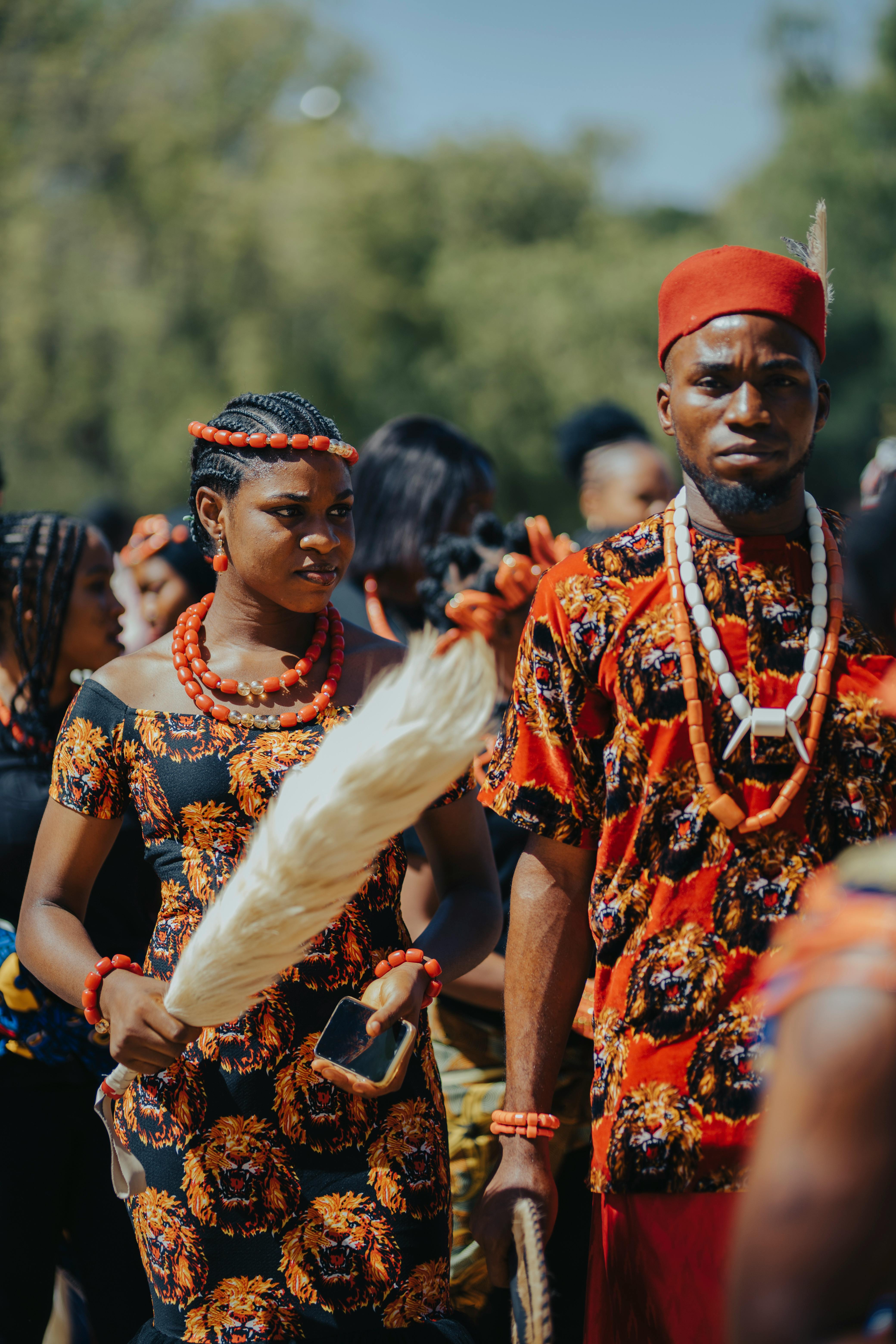 Traditional Igbo Cultural Parade with Attire · Free Stock Photo