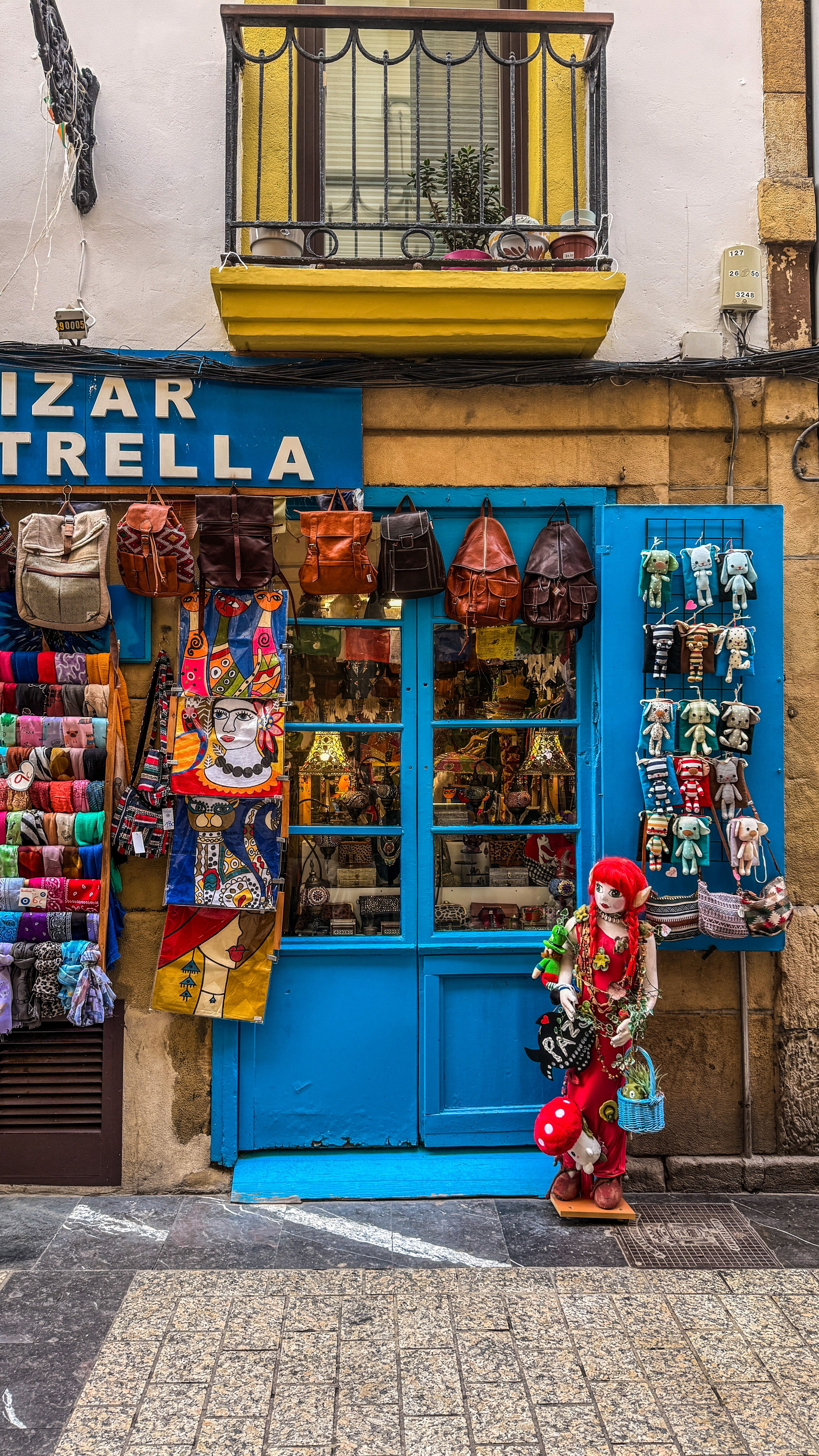 Colorful Traditional Storefront with Puppets · Free Stock Photo