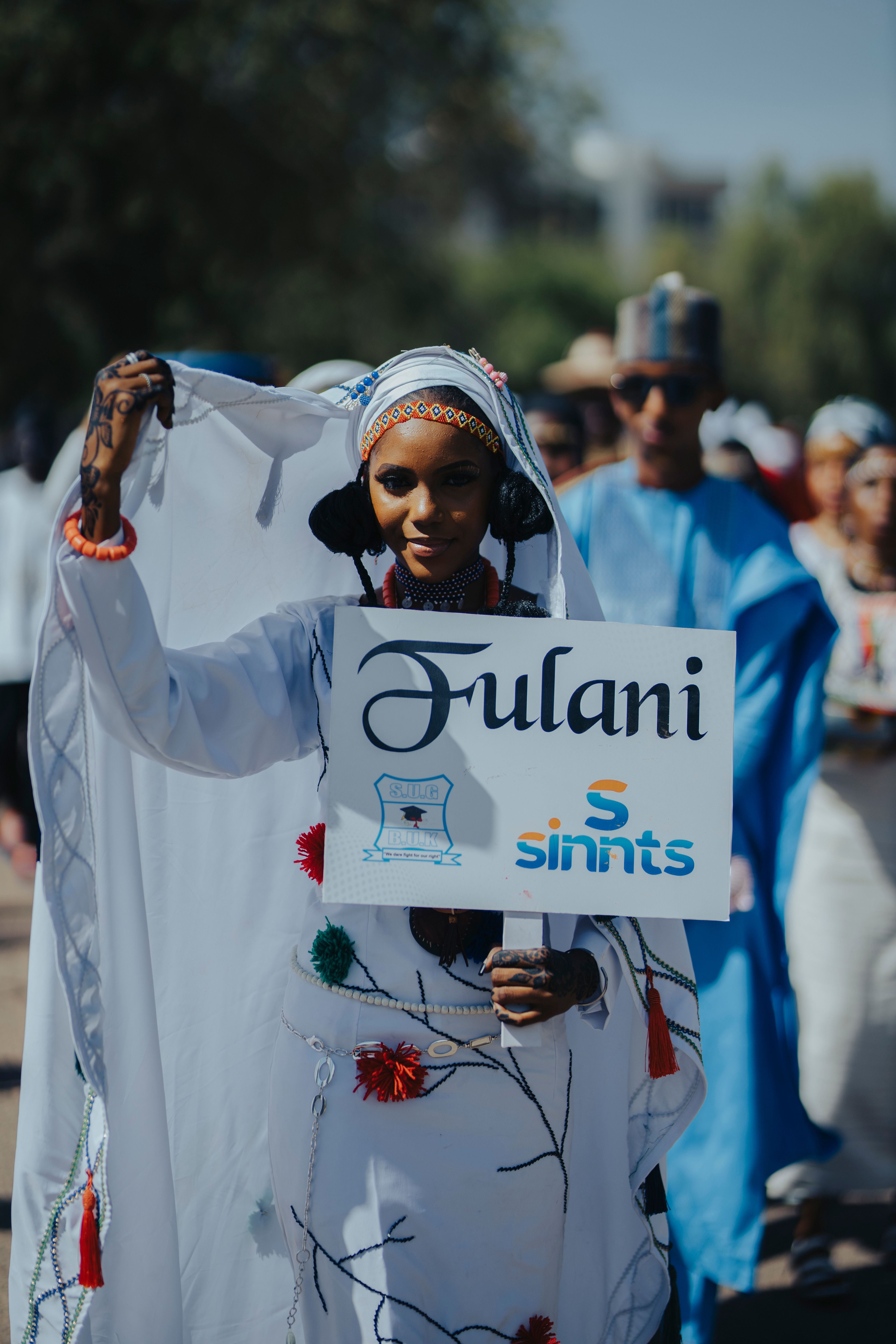 Fulani Cultural Parade with Traditional Attire · Free Stock Photo