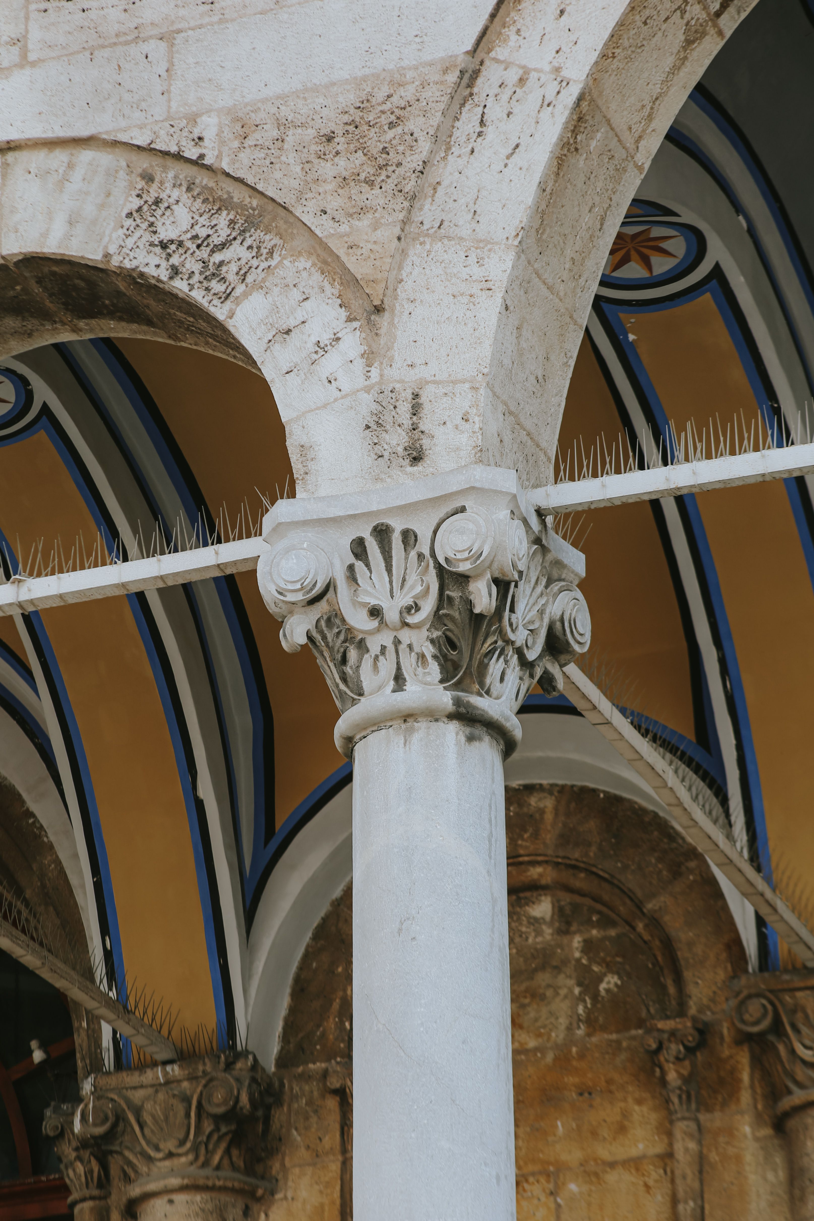 Close-Up of Classical Architectural Column · Free Stock Photo