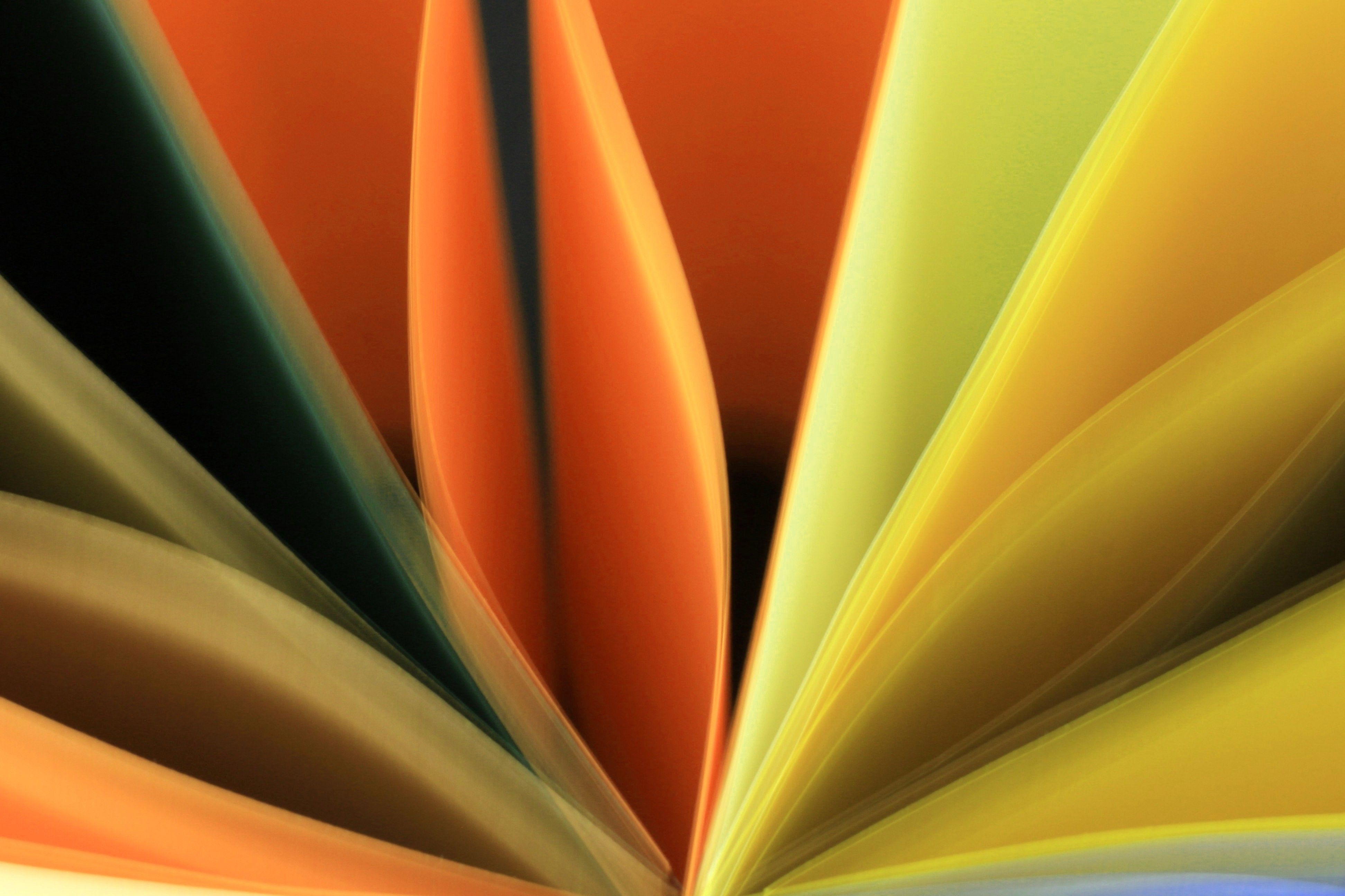 Colorful Abstract Paper Folds Art Composition · Free Stock Photo