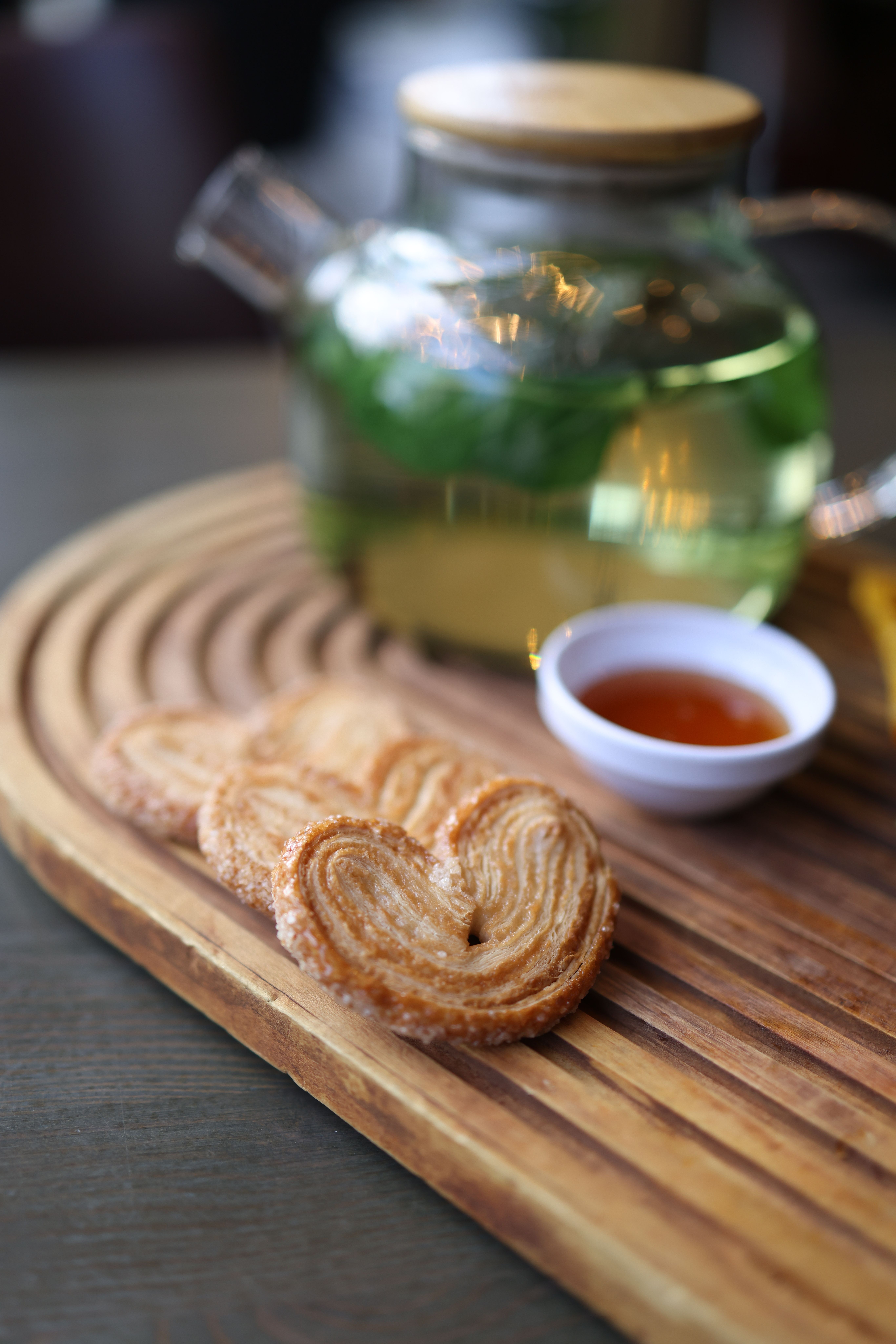 Cozy Tea Time with Pastries and Herbal Tea · Free Stock Photo