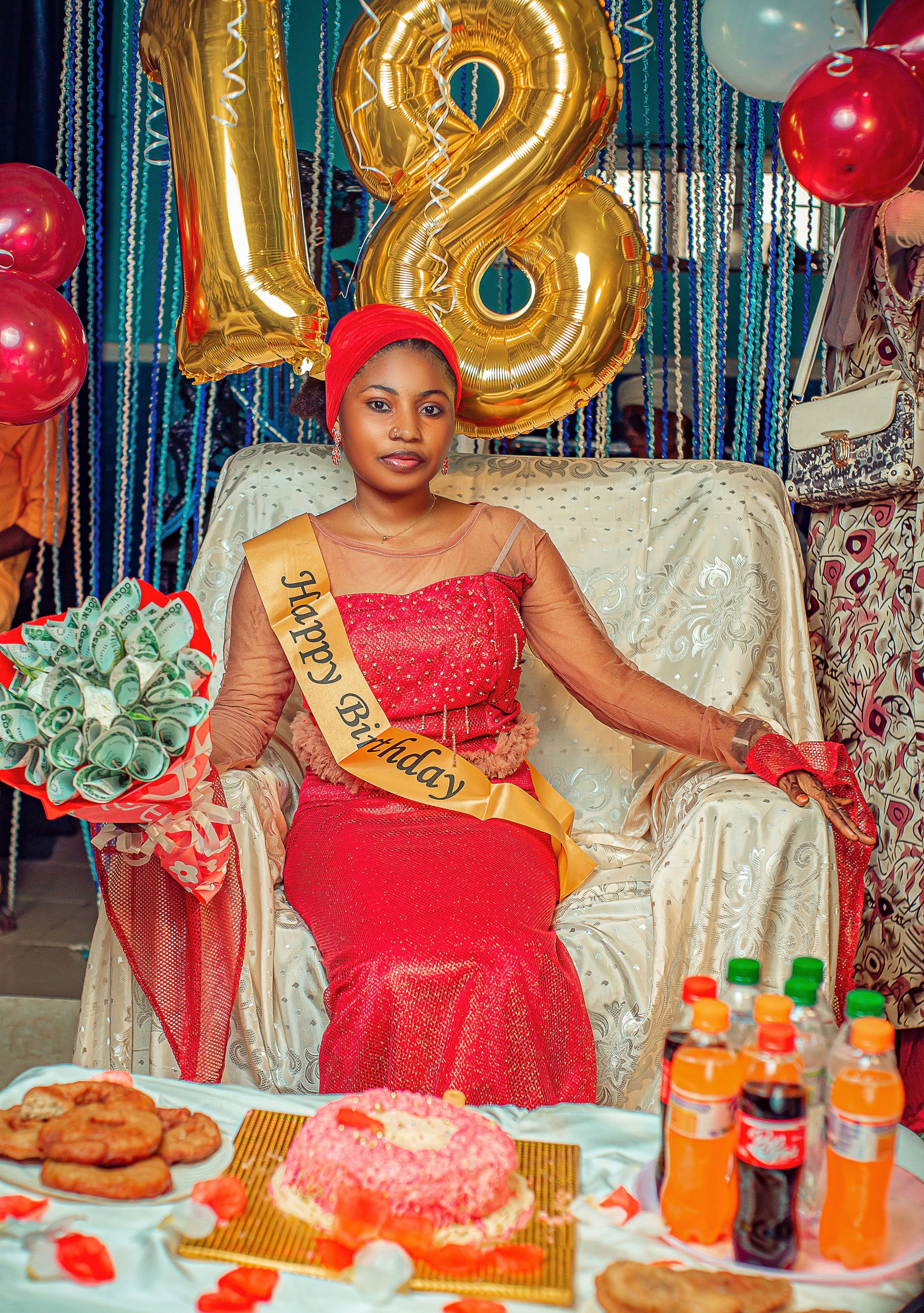 Elegant 18th Birthday Celebration Portrait · Free Stock Photo