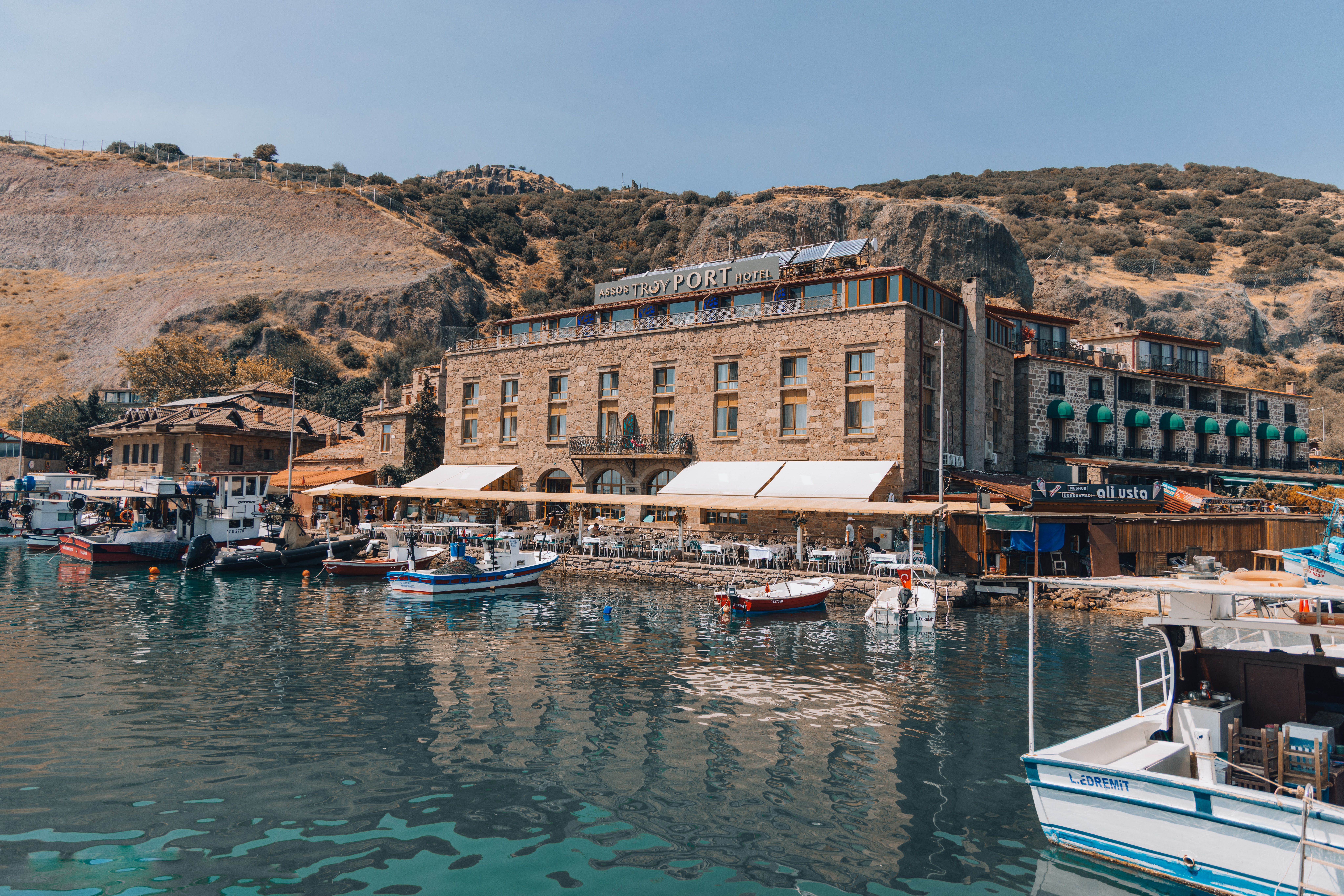 Scenic View of Troy Port Hotel on Aegean Coast · Free Stock Photo