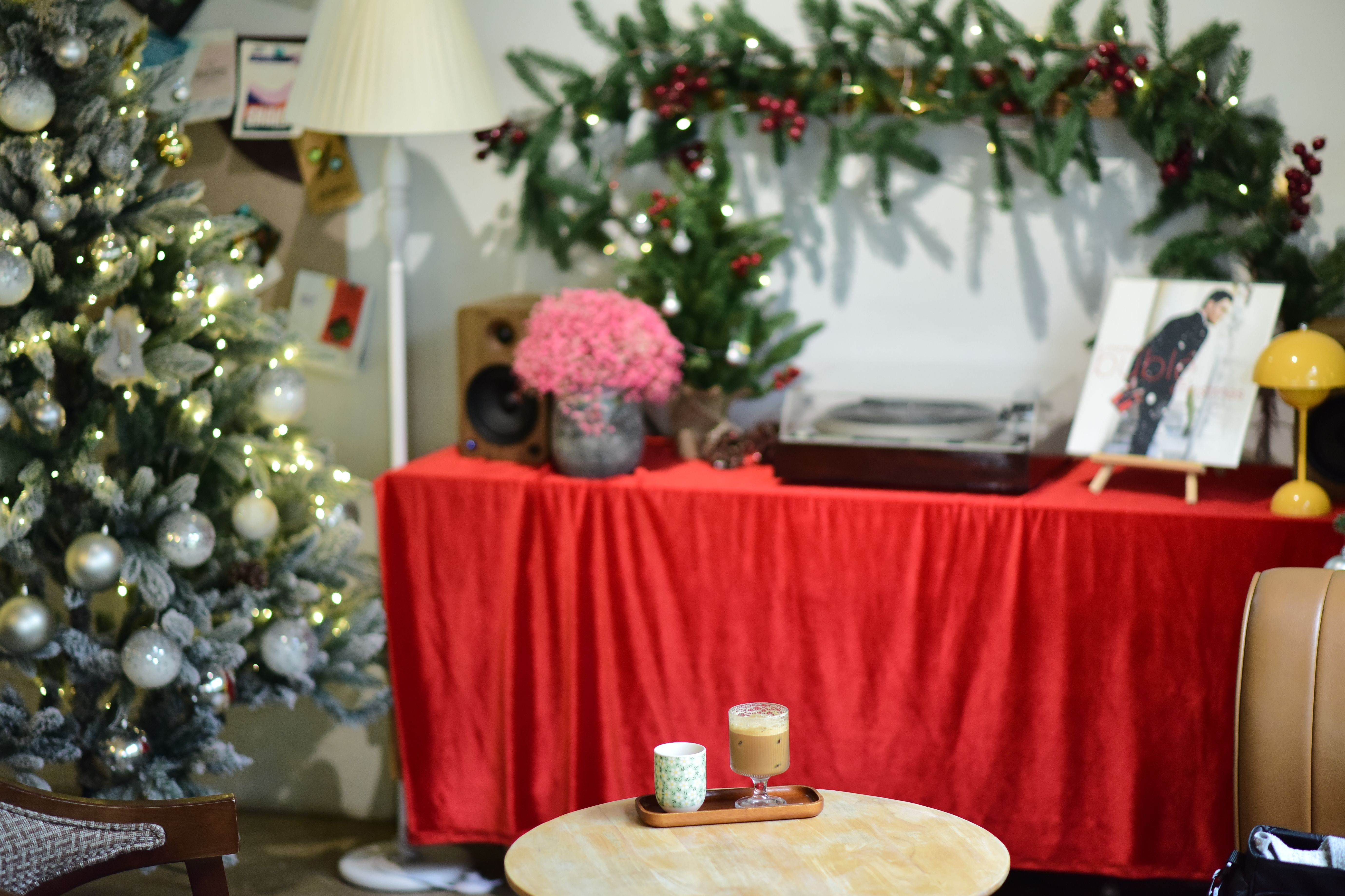 Cozy Festive Interior with Christmas Decorations · Free Stock Photo