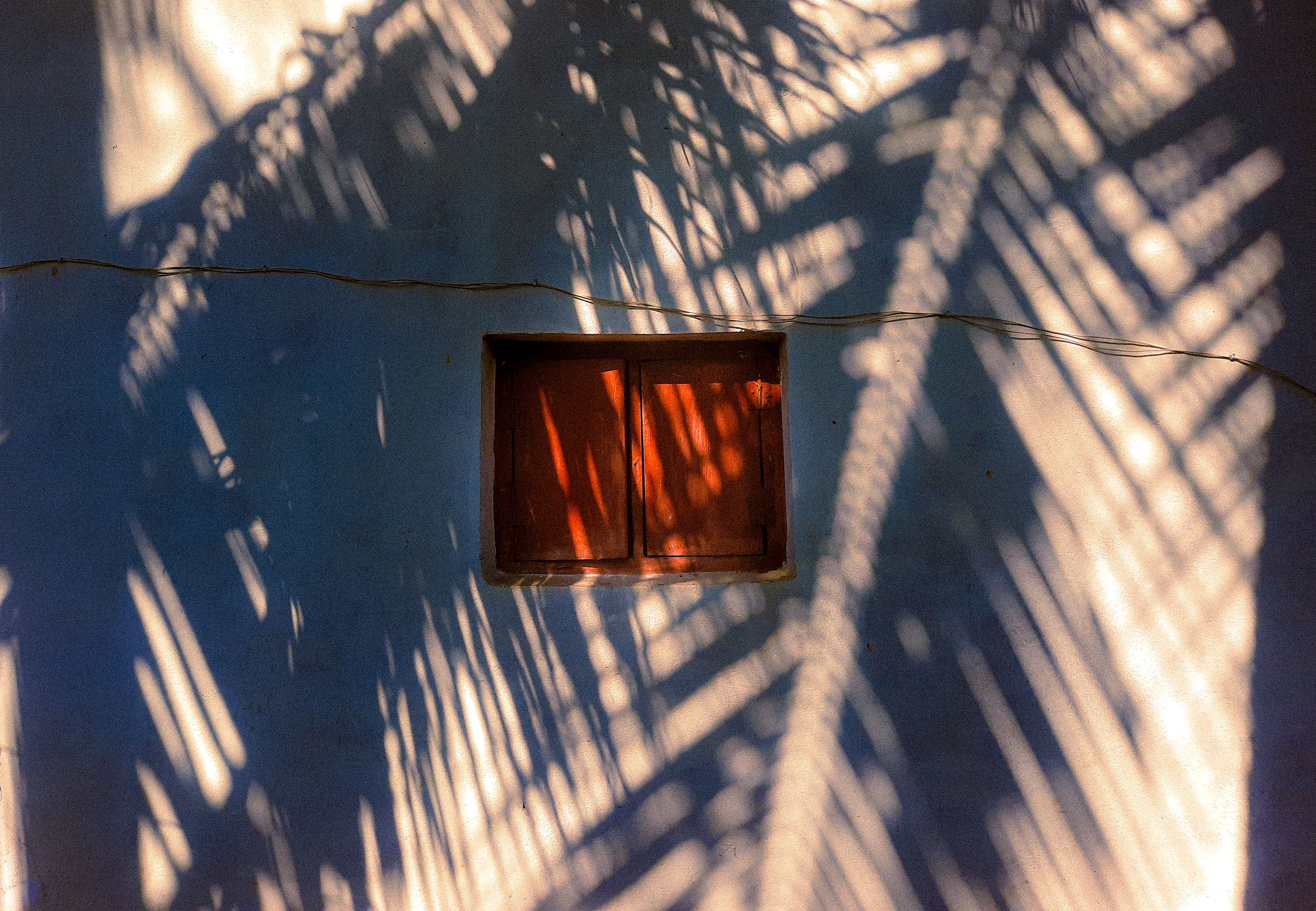 Artistic Play of Light and Shadows on Wall · Free Stock Photo
