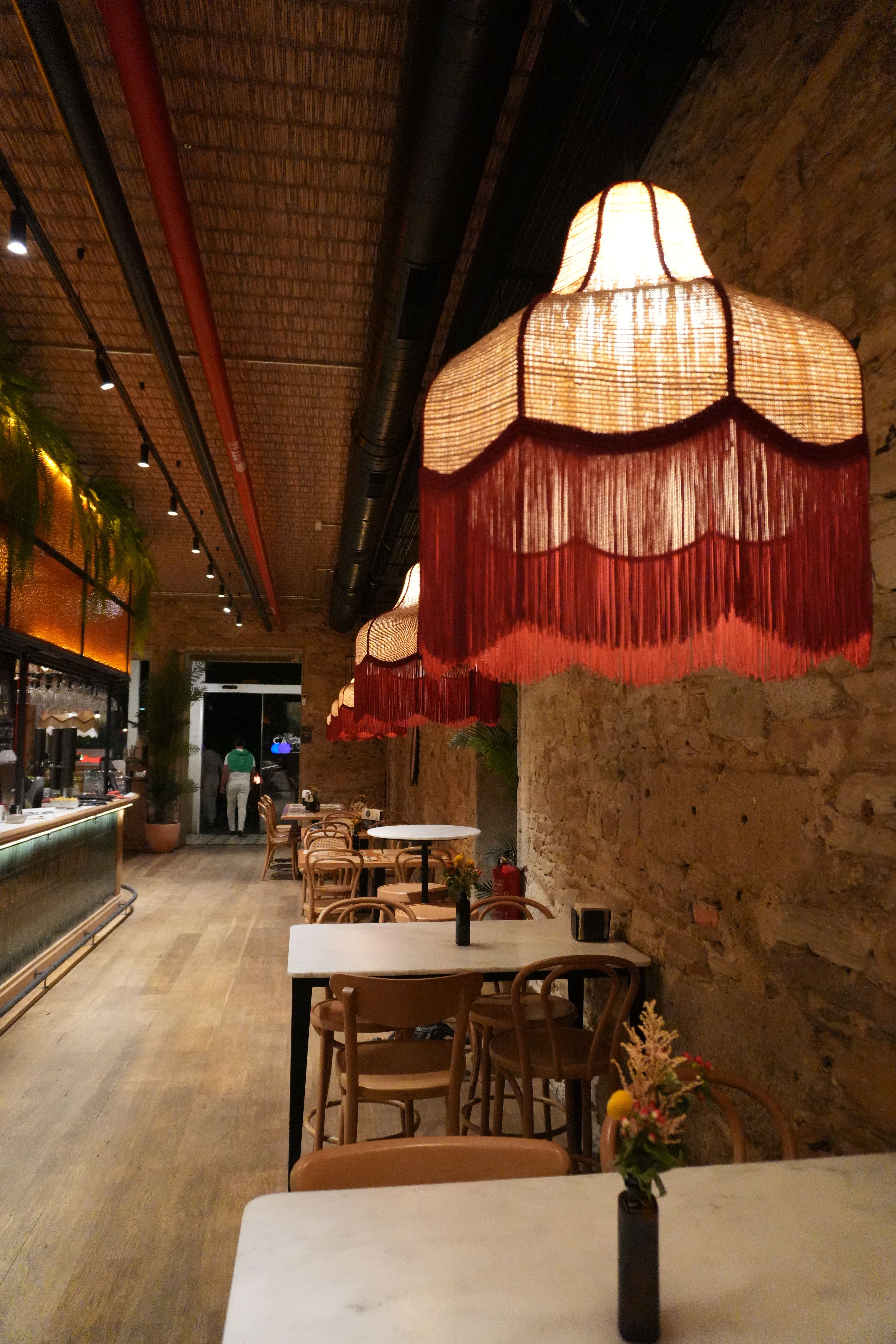 Cozy Indoor Bar with Elegant Lighting in Santiago · Free Stock Photo