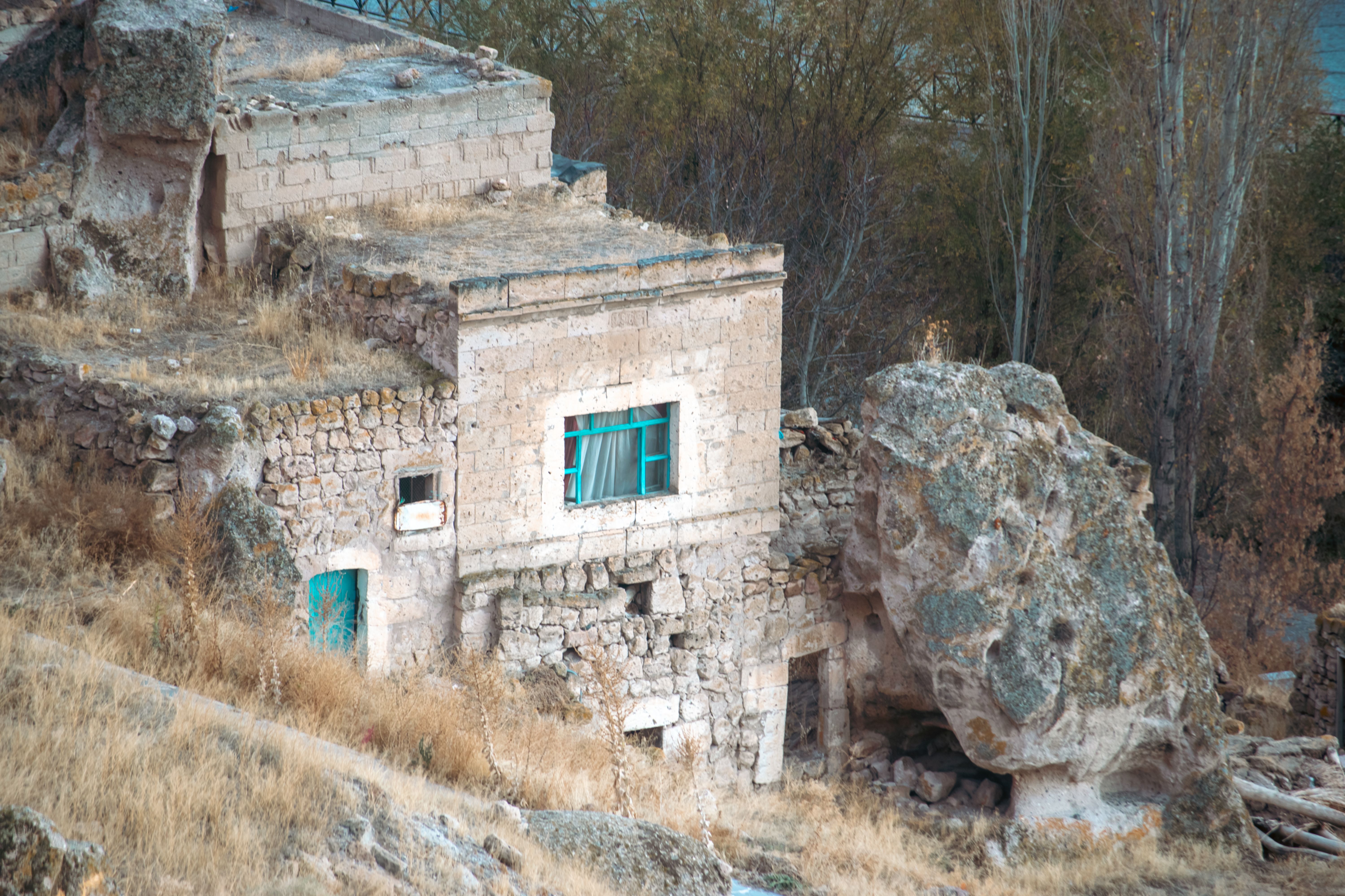 Ancient Stone House with Weathered Architecture · Free Stock Photo