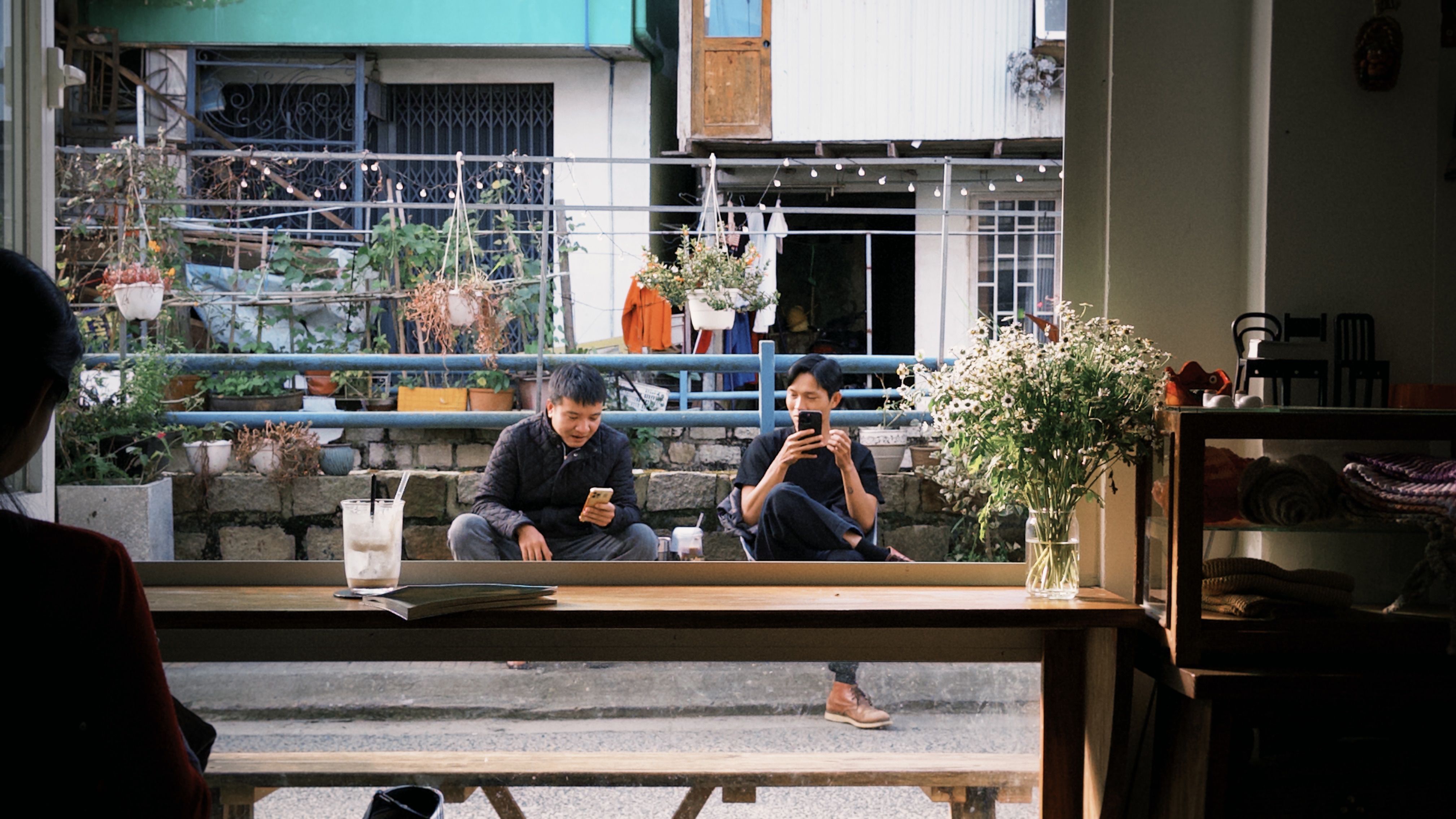 Window With People Sitting Photos, Download The BEST Free Window With ...