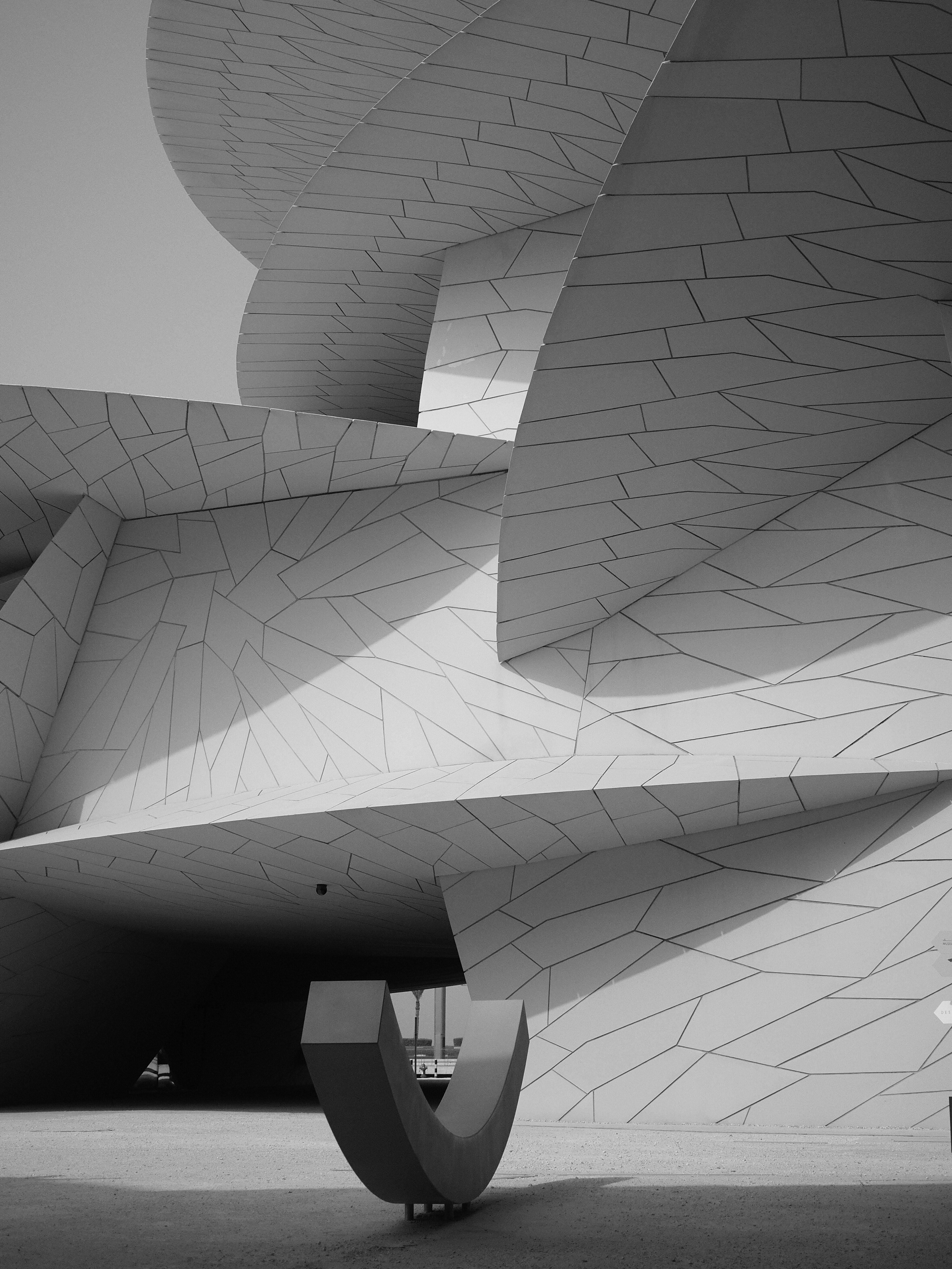 Contemporary Design at National Museum of Qatar · Free Stock Photo