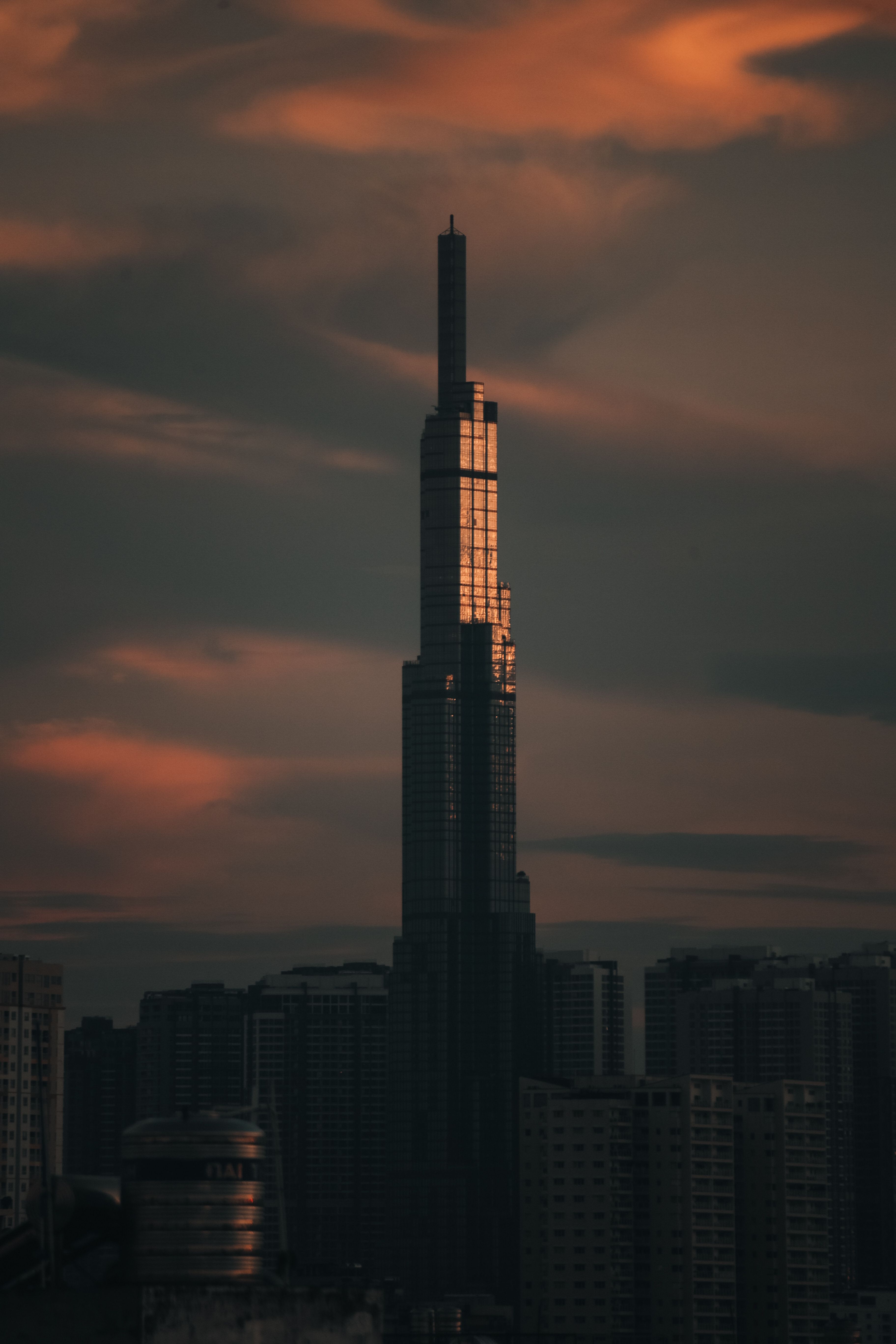Stunning View of Landmark 81 at Sunset · Free Stock Photo