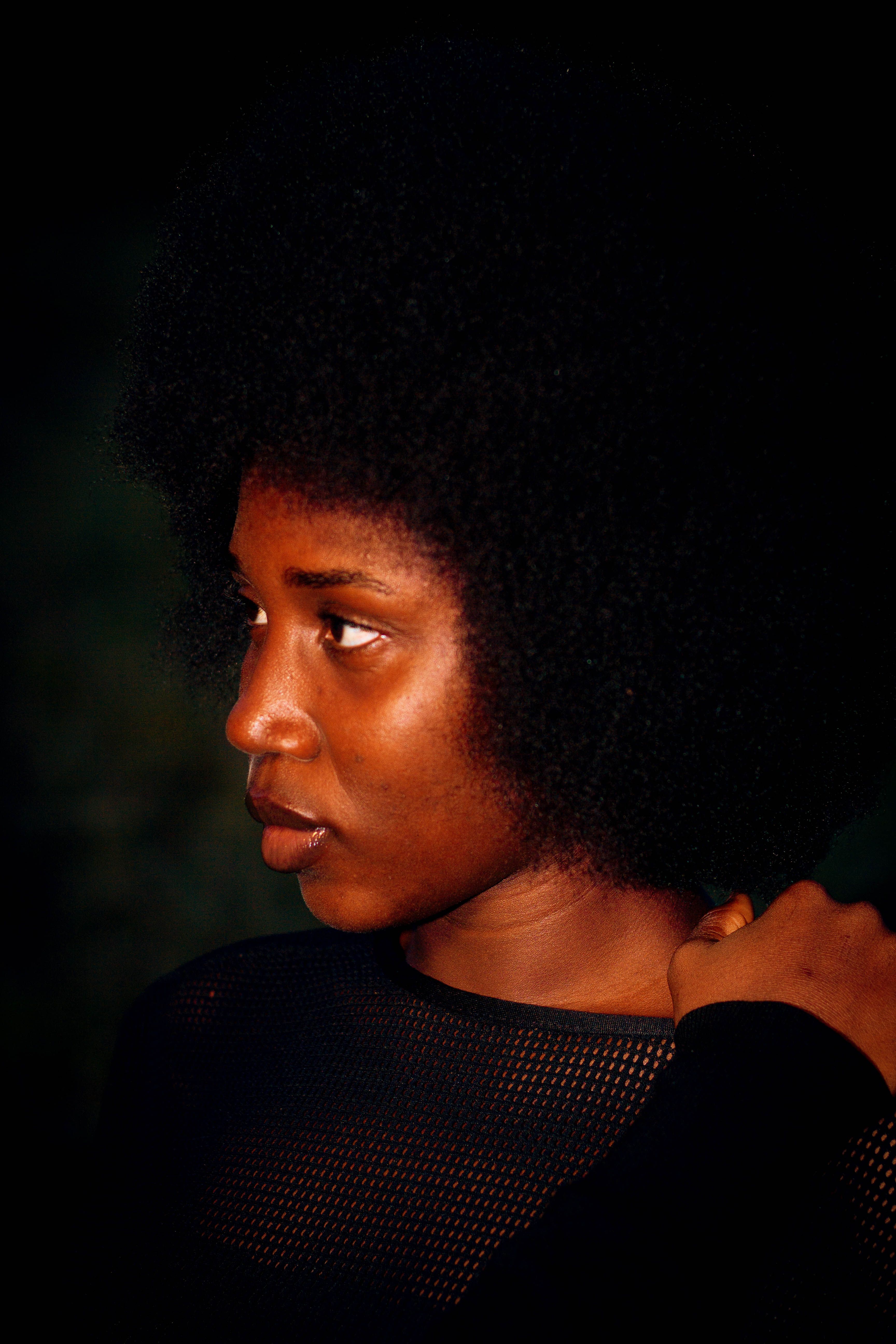 Portrait of Woman with Natural Afro Hairstyle · Free Stock Photo