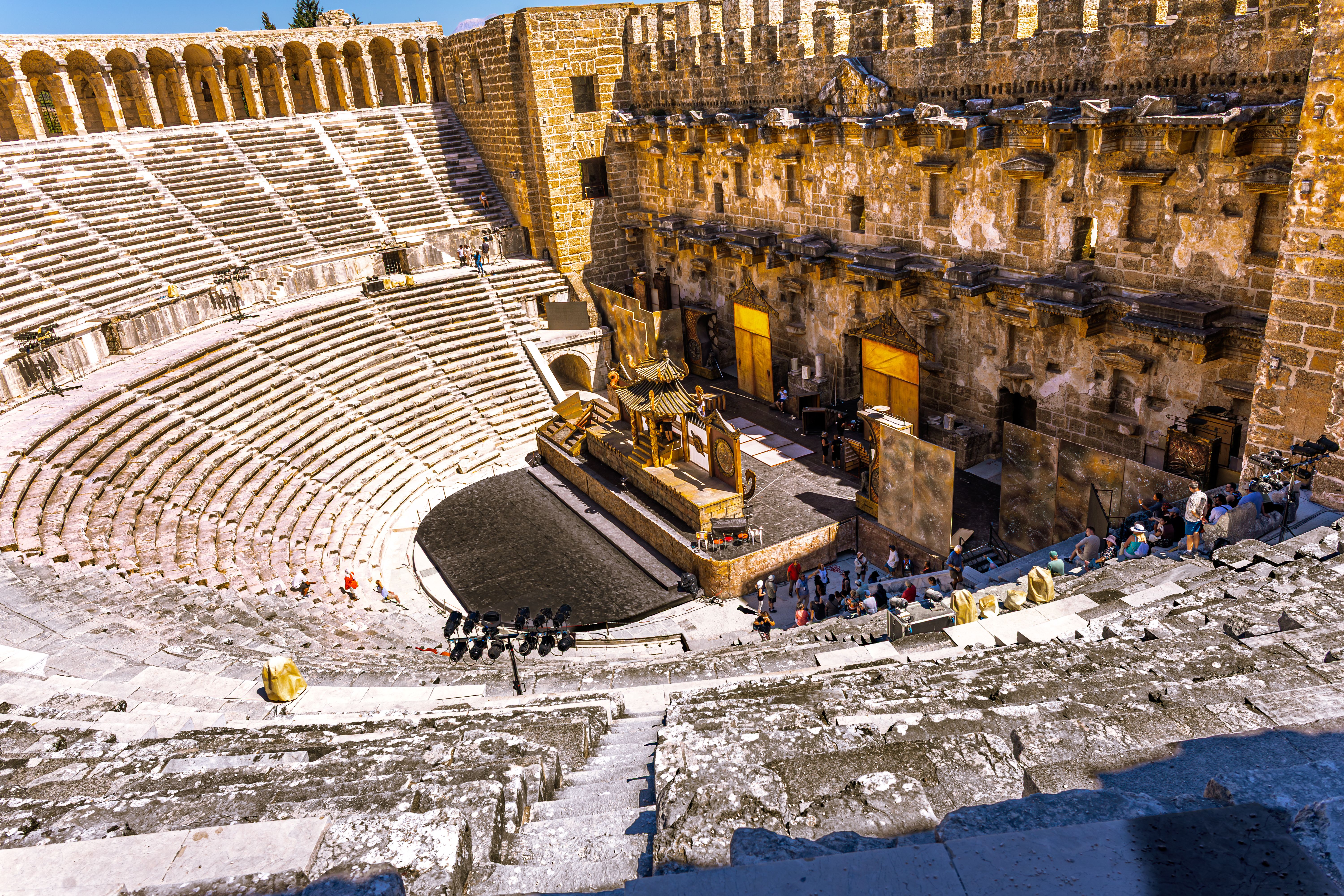 Ancient Roman Theater in Aspendos, Antalya · Free Stock Photo