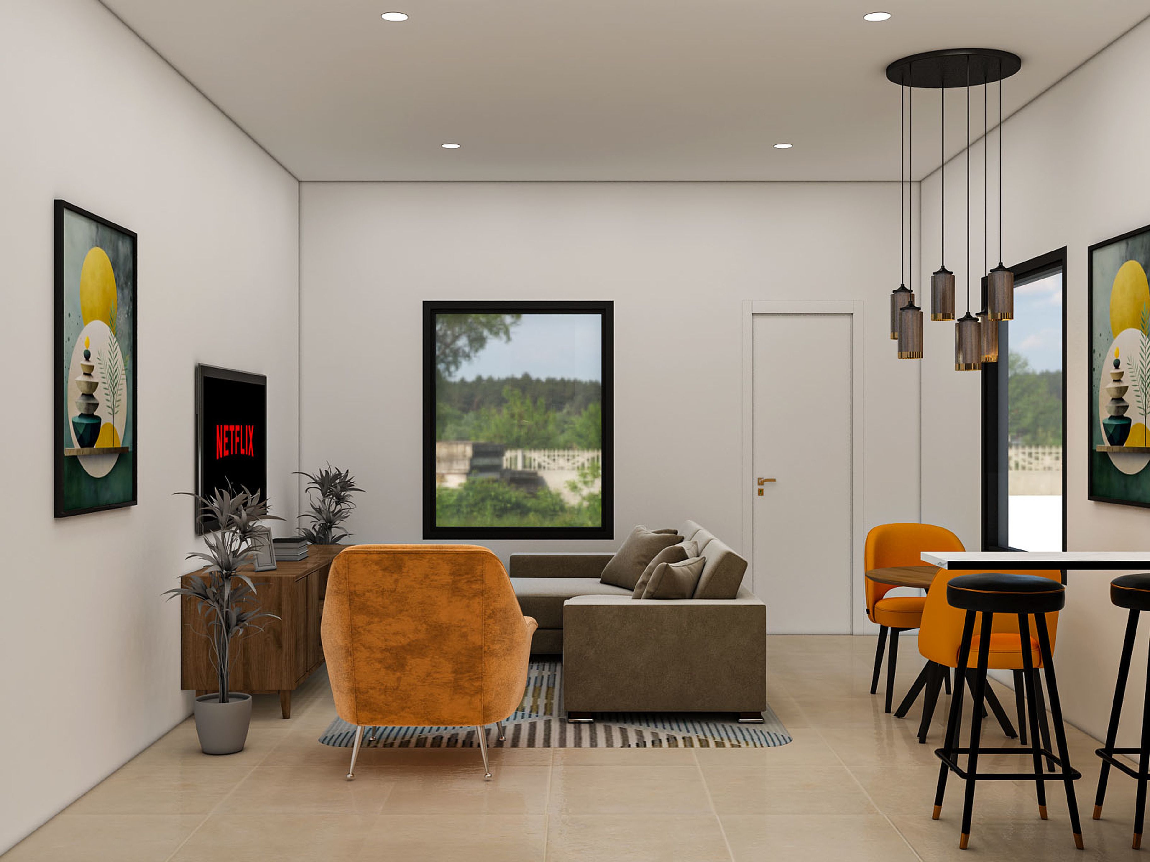 Modern Minimalist Living Room Interior Design · Free Stock Photo