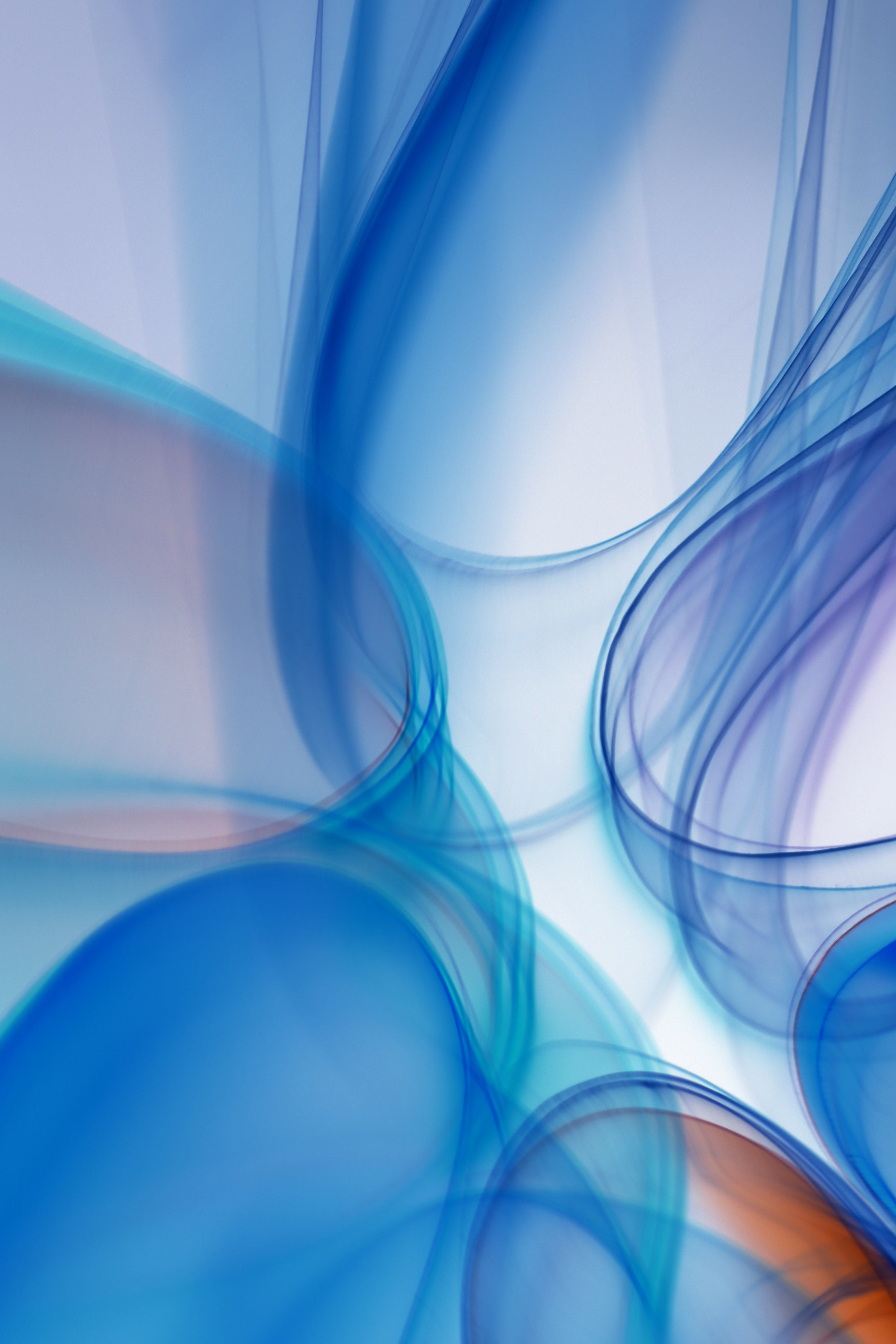 Abstract Blue and Orange Swirling Patterns · Free Stock Photo
