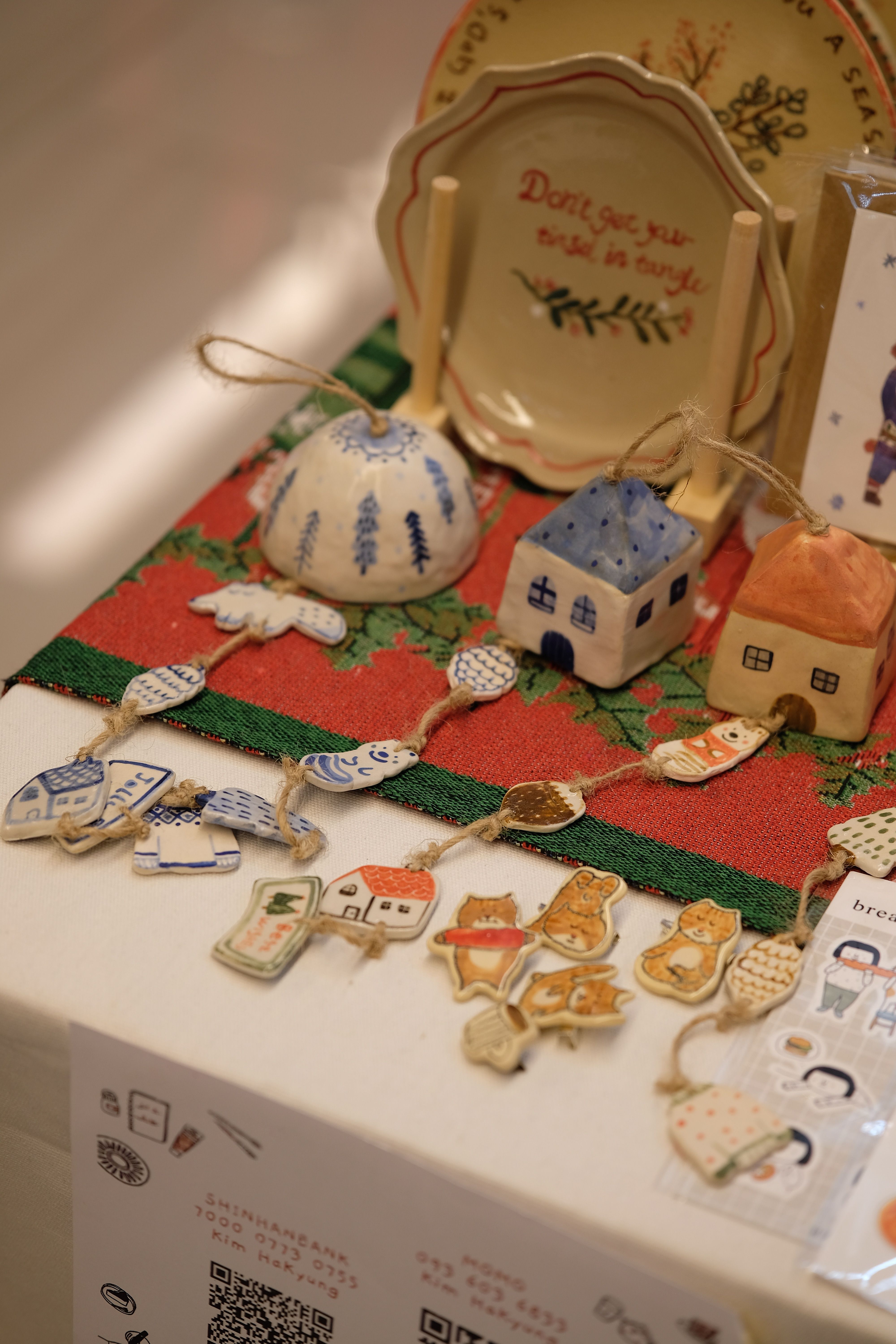Charming Handmade Ceramics and Trinkets Display · Free Stock Photo