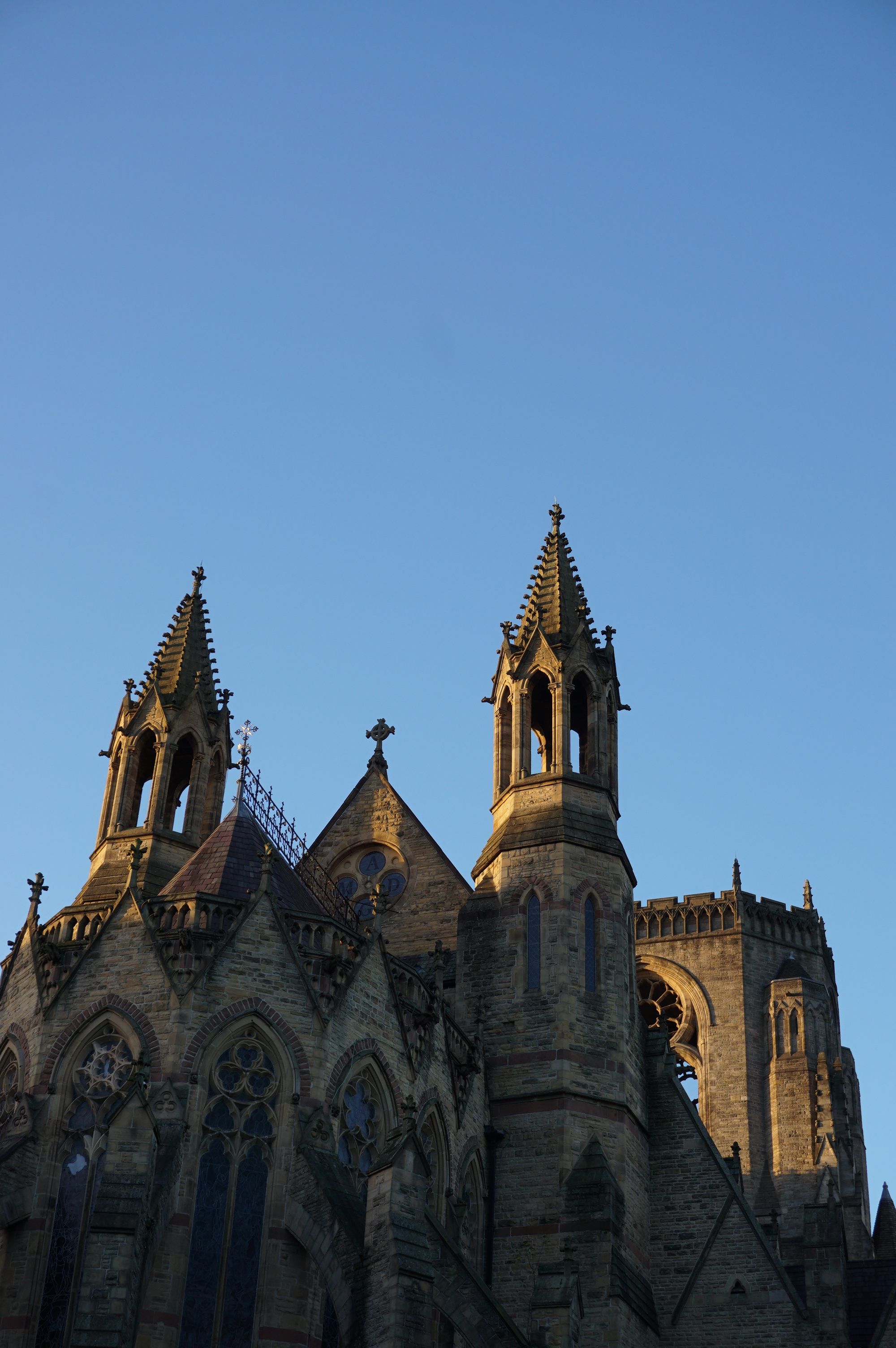 Gothic Cathedral Spires at Sunrise in England · Free Stock Photo