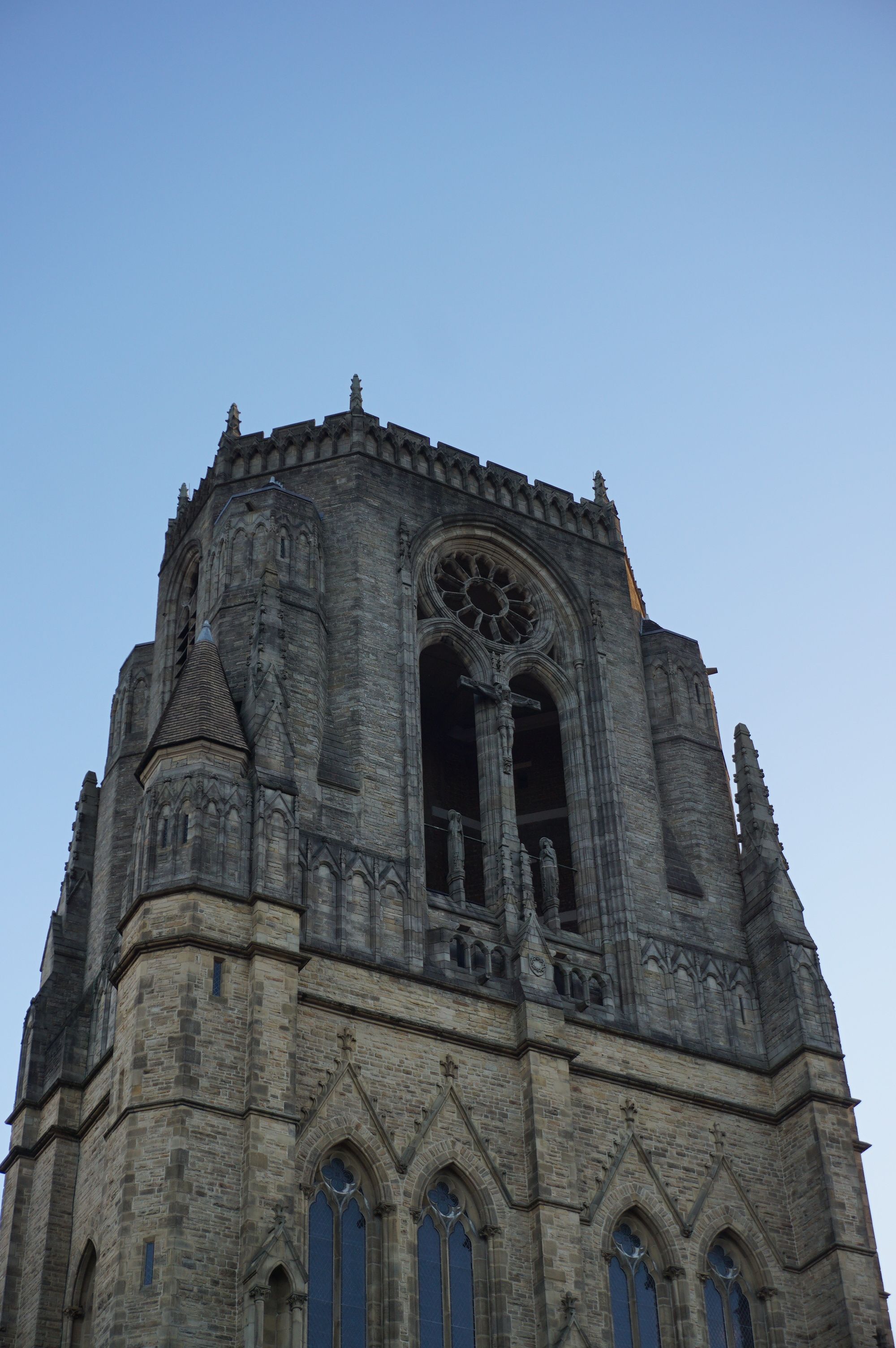Gothic Cathedral Bell Tower in Manchester · Free Stock Photo