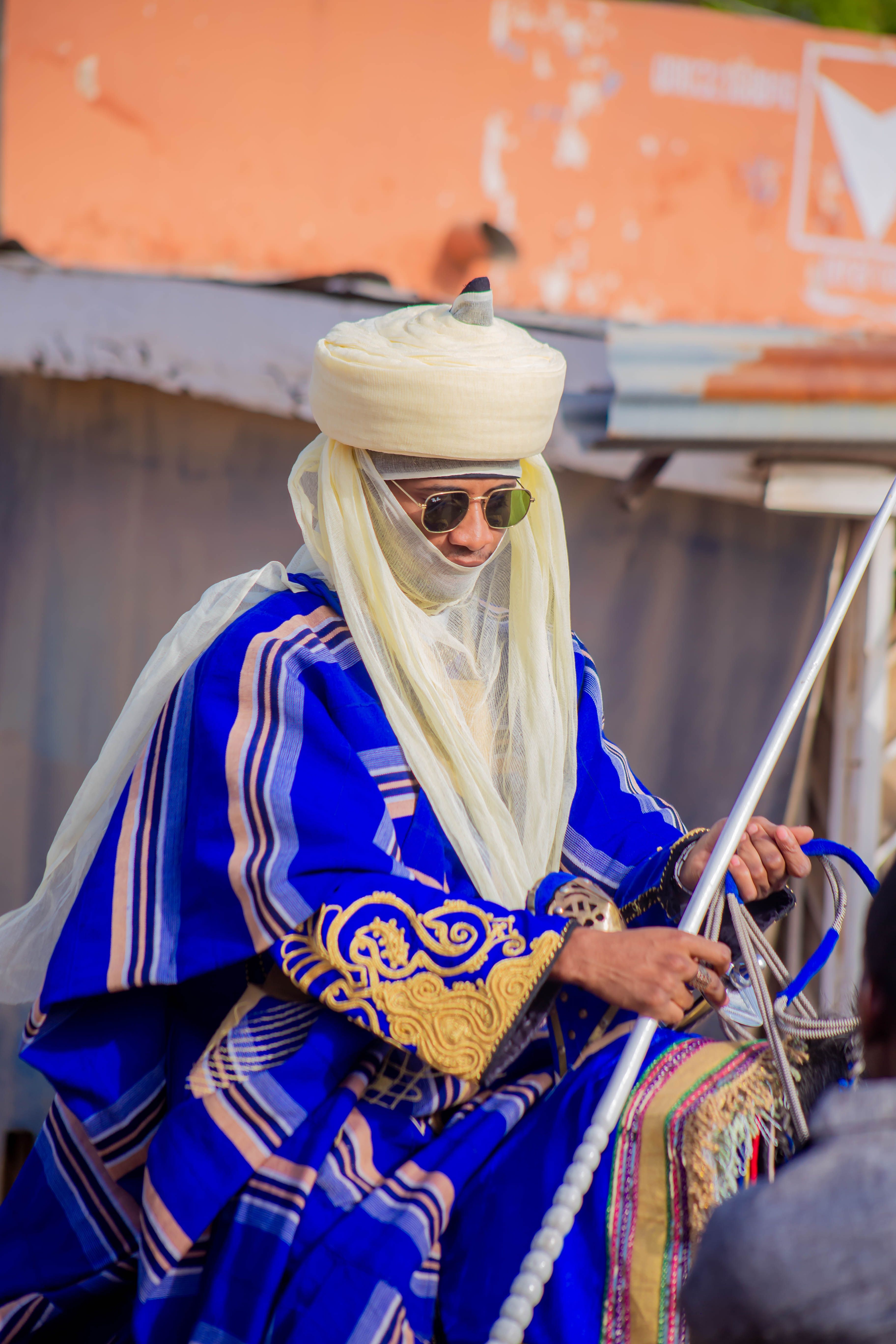 Traditional African Tuareg Attire Portrait · Free Stock Photo