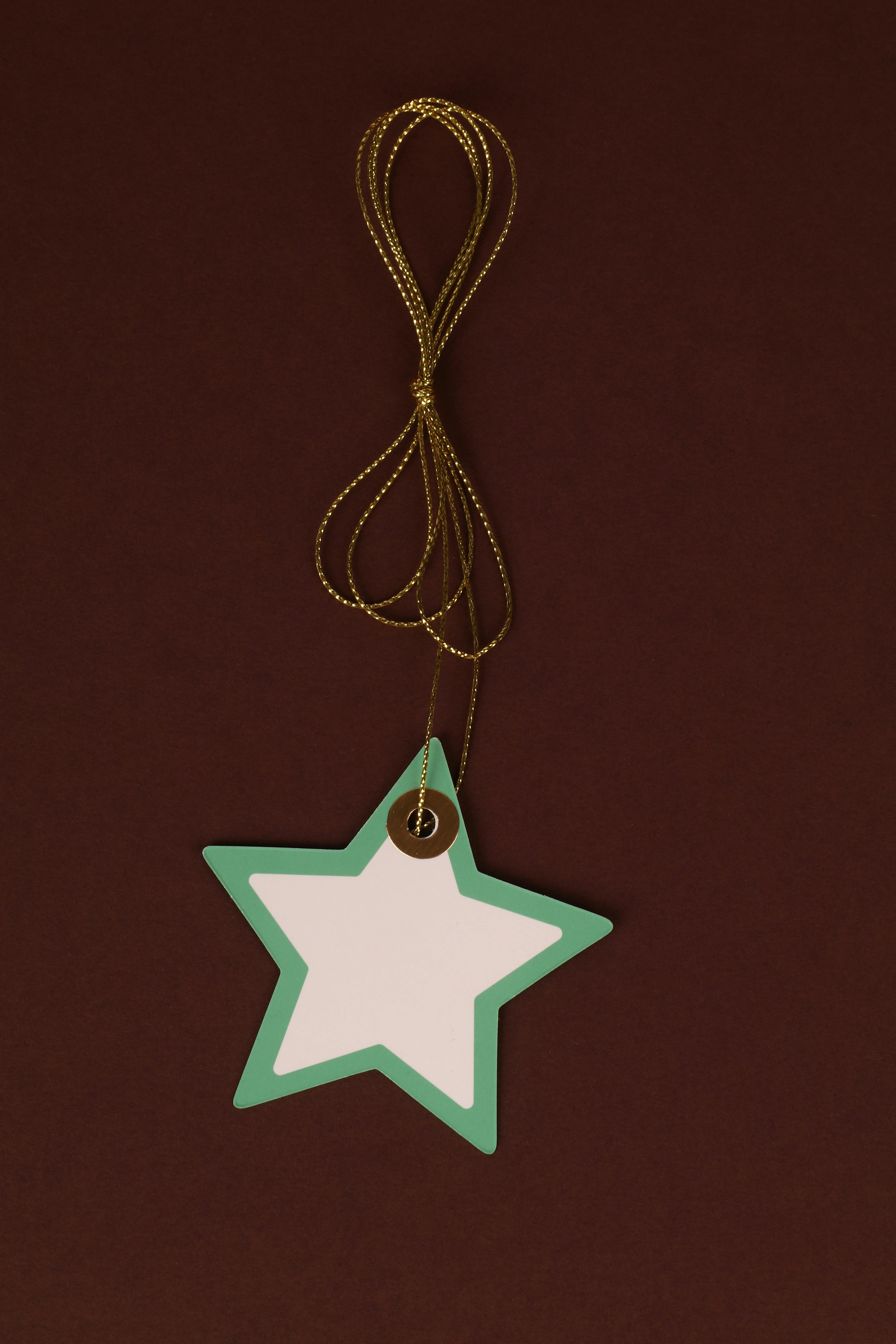 Hanging Green Star Shaped Ornament · Free Stock Photo