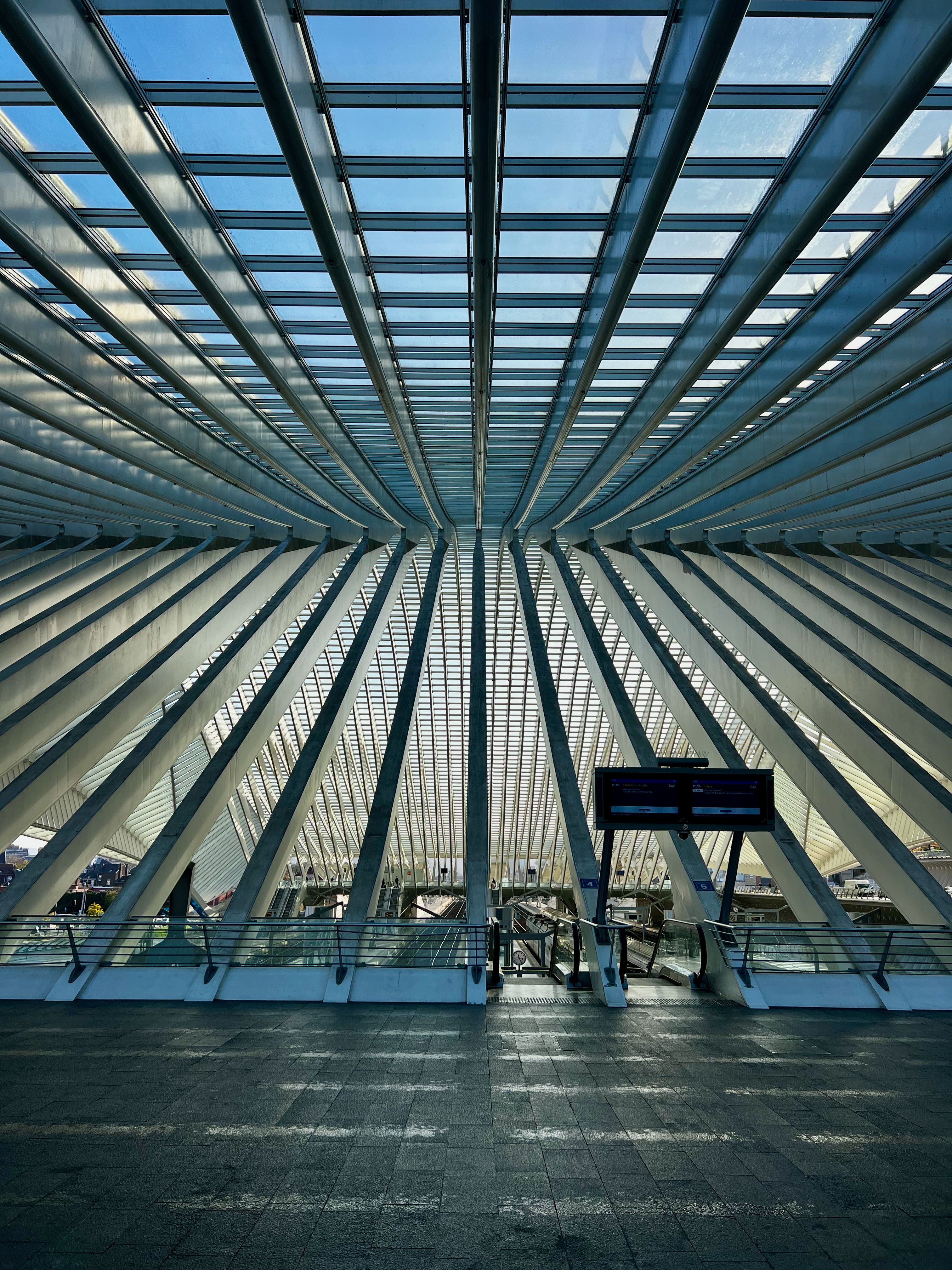 Modern Architecture of Liège-Guillemins Station · Free Stock Photo
