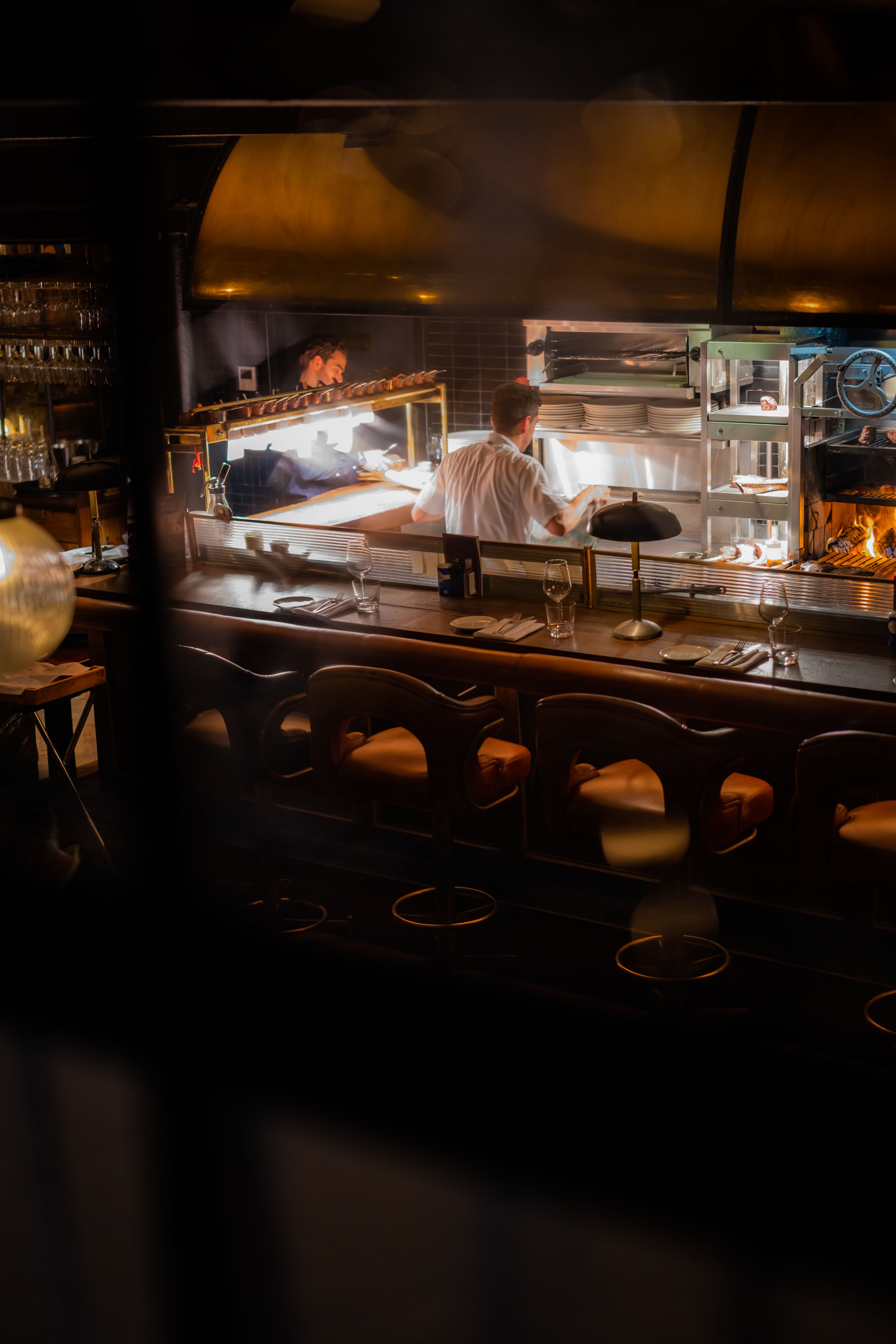 Cozy Dublin Restaurant Kitchen at Night · Free Stock Photo