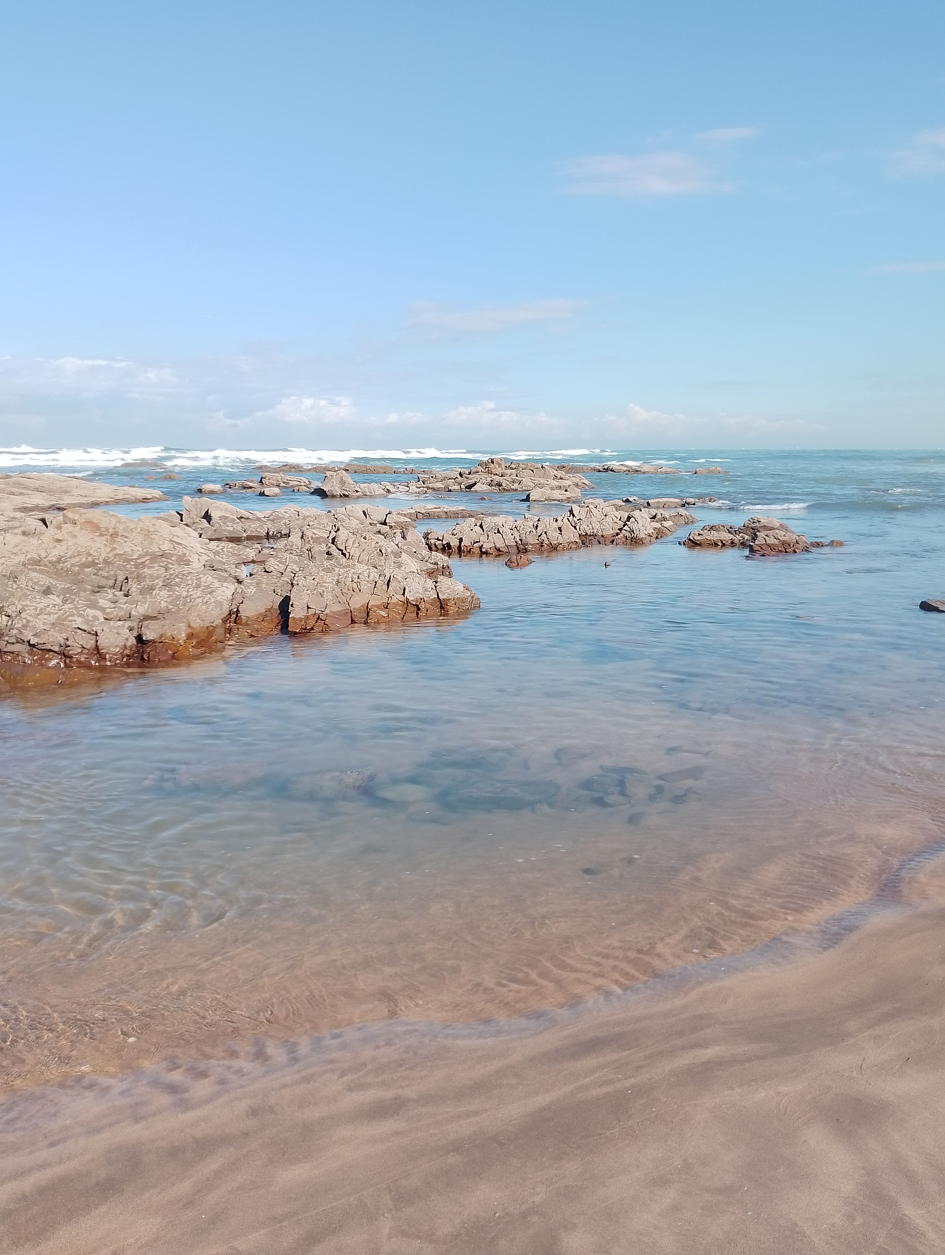 Scenic Beach View with Rocks in Casablanca, Morocco · Free Stock Photo