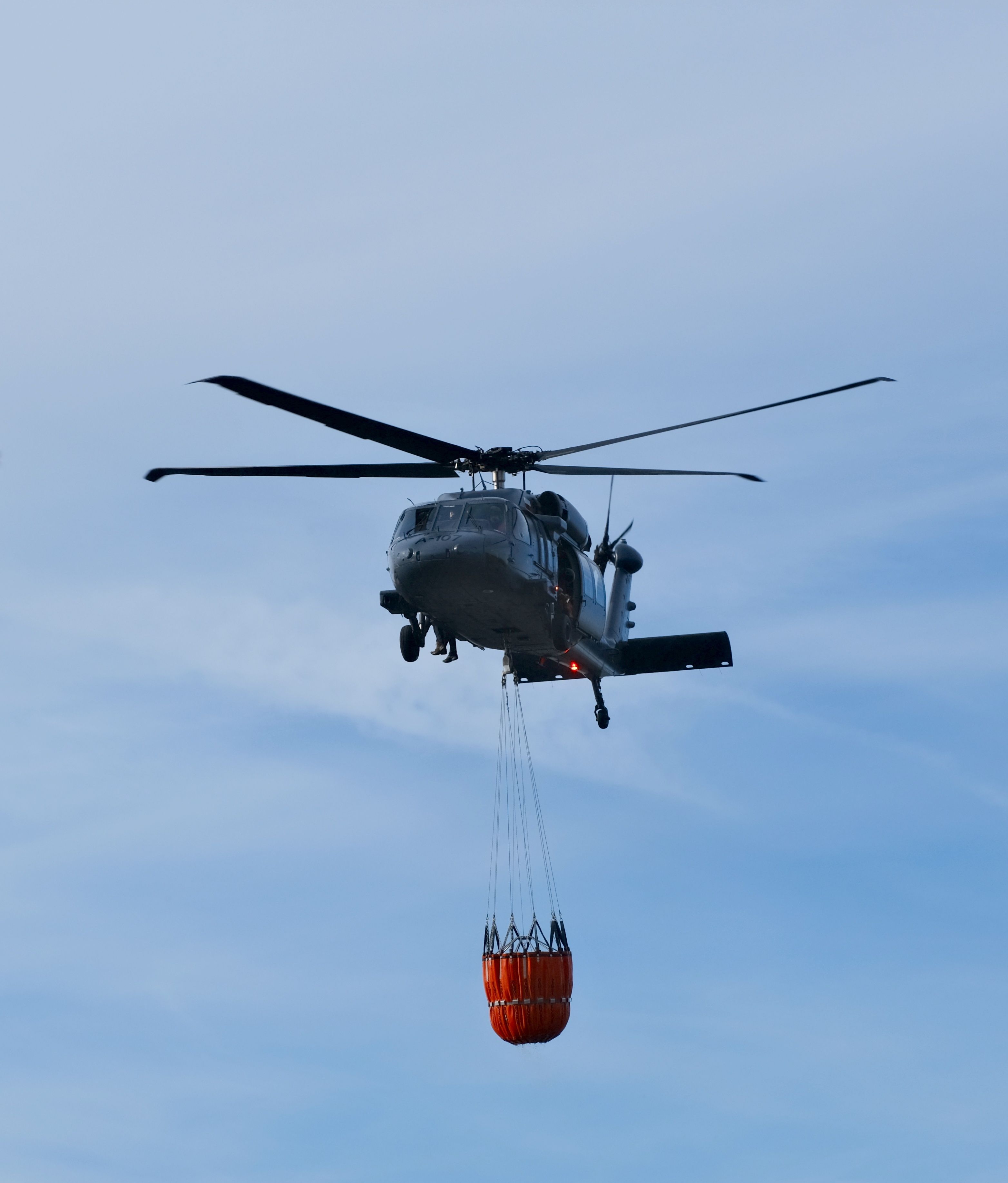 Aerial Firefighting Helicopter with Bambi Bucket · Free Stock Photo