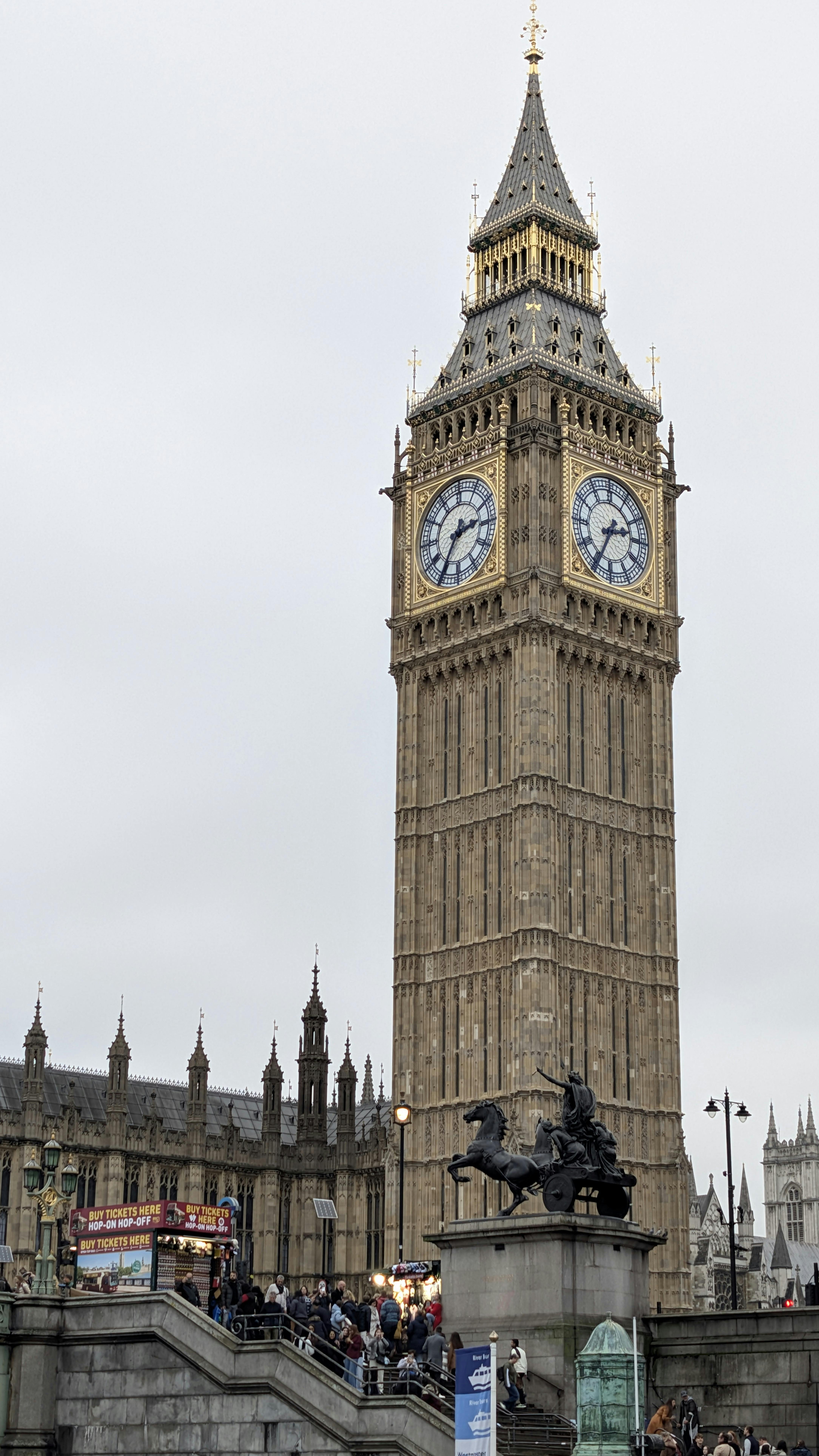 Big Ben Tower in London Captured on a Cloudy Day · Free Stock Photo