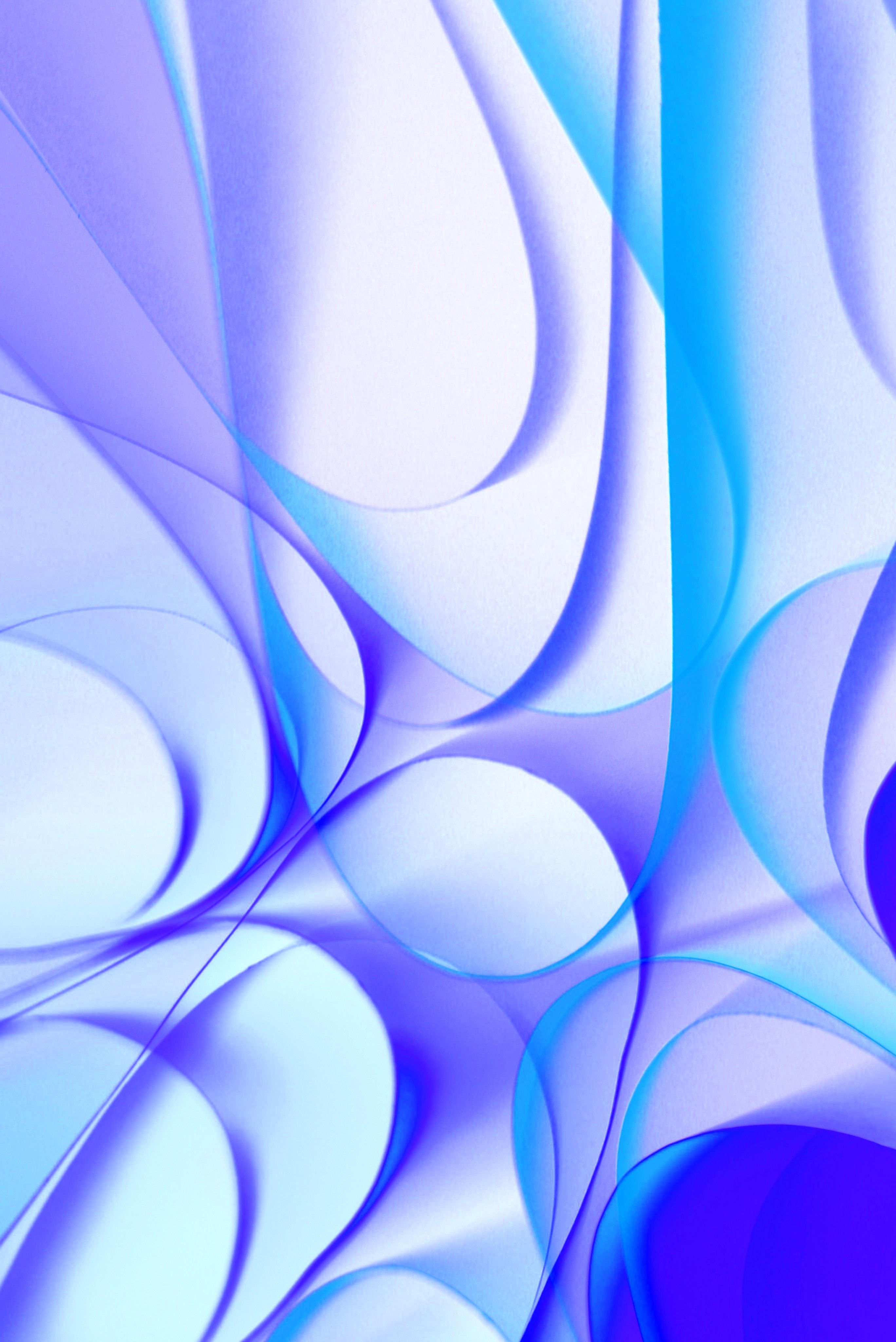 Abstract Blue and Purple Curved Lines Design · Free Stock Photo
