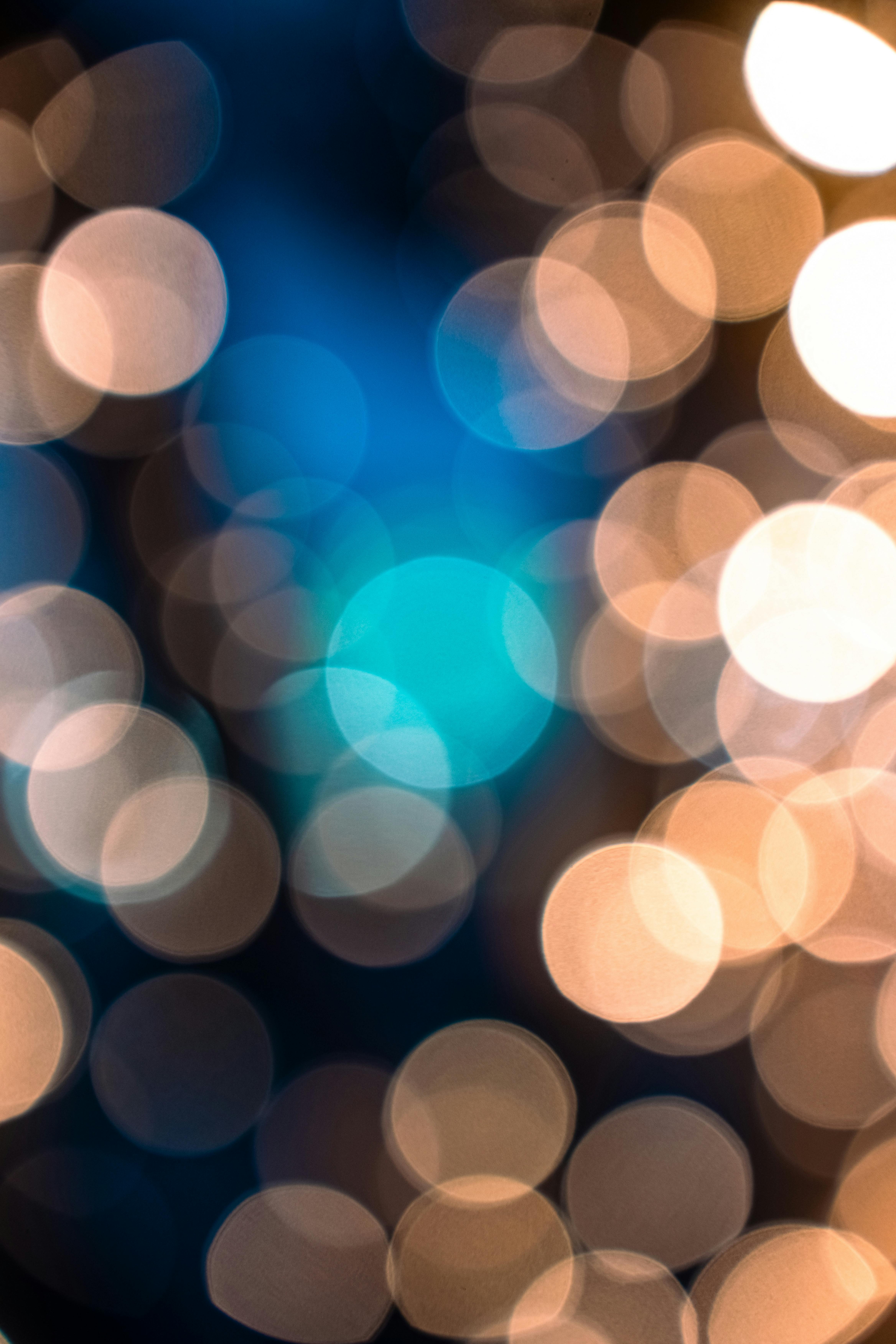 Latar Belakang Bokeh Abstrak Dengan Lingkaran Cahaya Cerah · Foto Stok ...