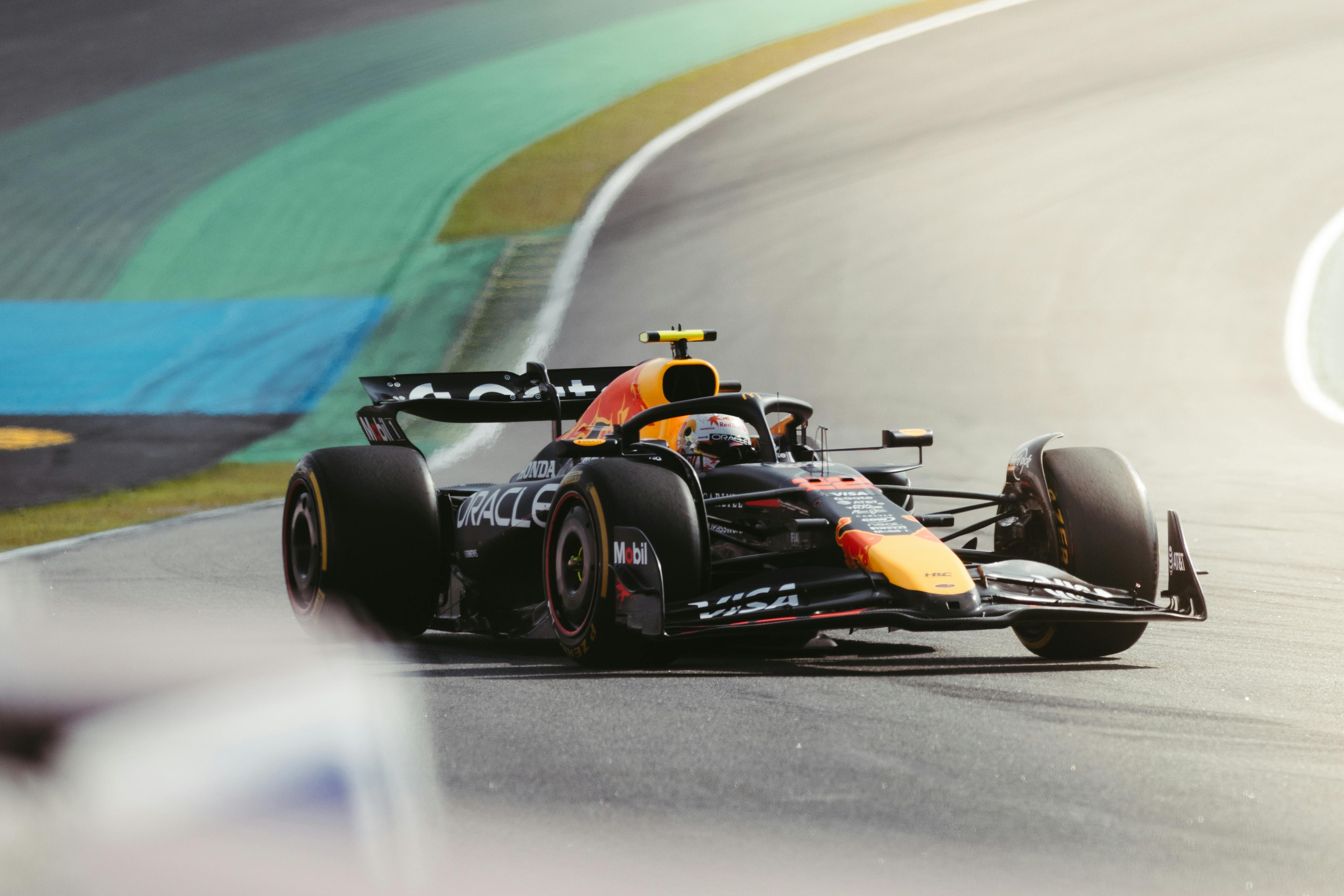 High-Speed Formula 1 Car Racing in São Paulo · Free Stock Photo