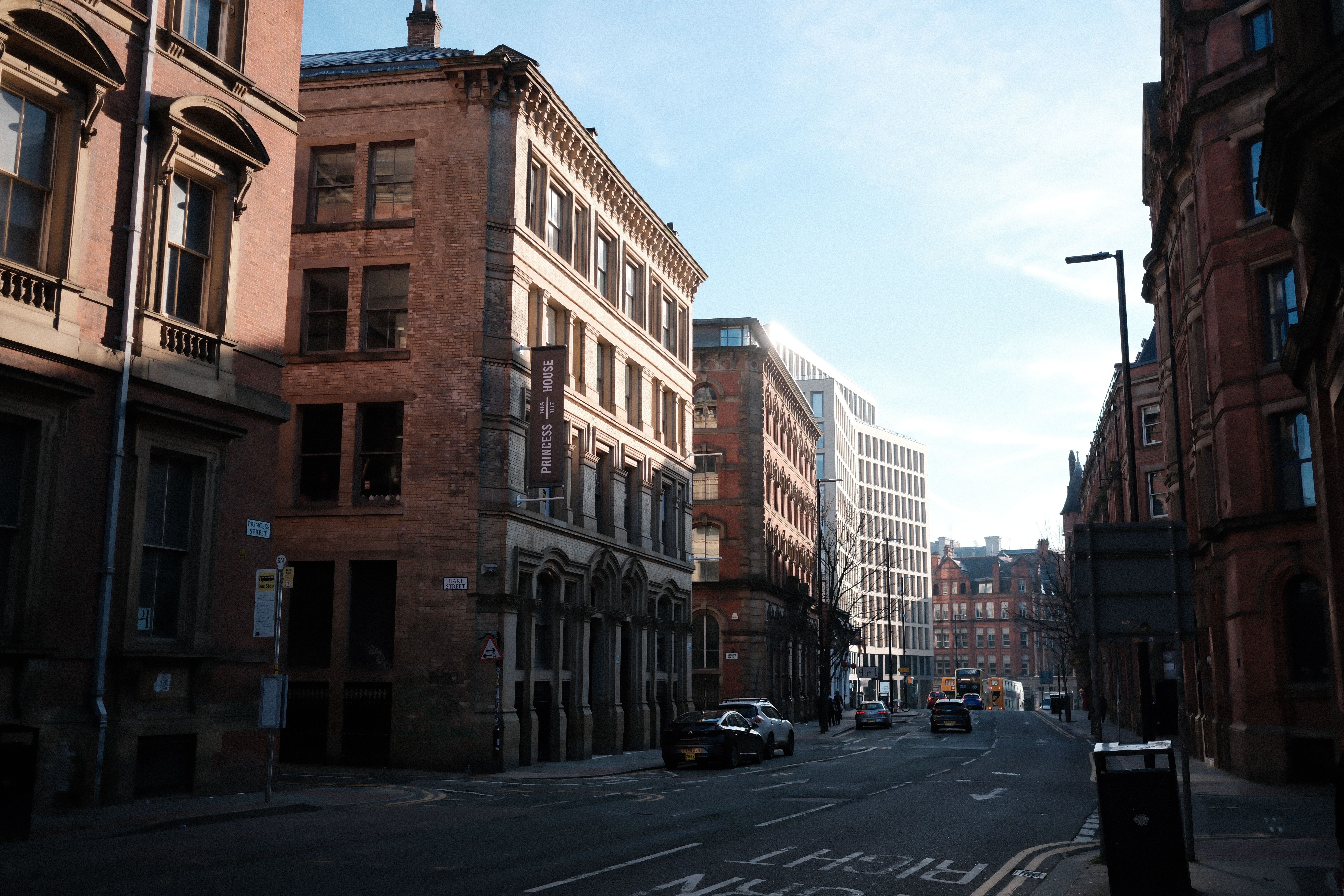 Urban Street View in Manchester City Center · Free Stock Photo
